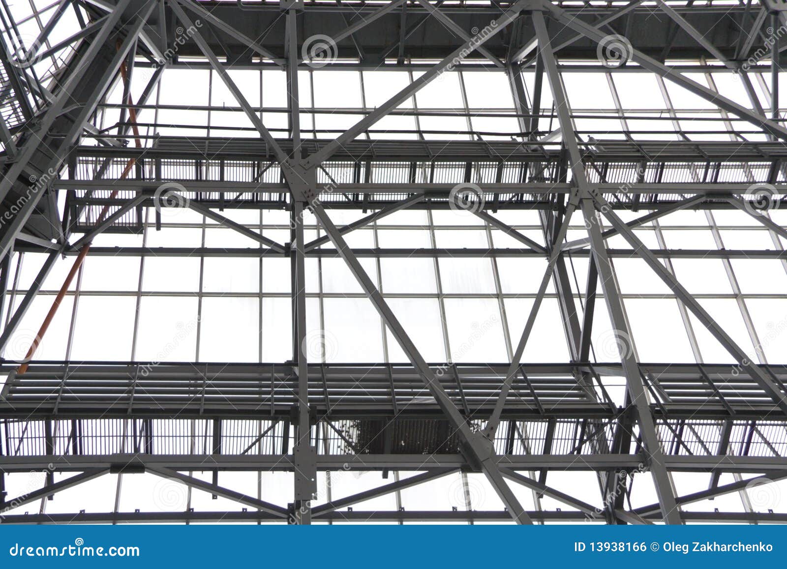 Steel structure stock photo. Image of building, design - 13938166