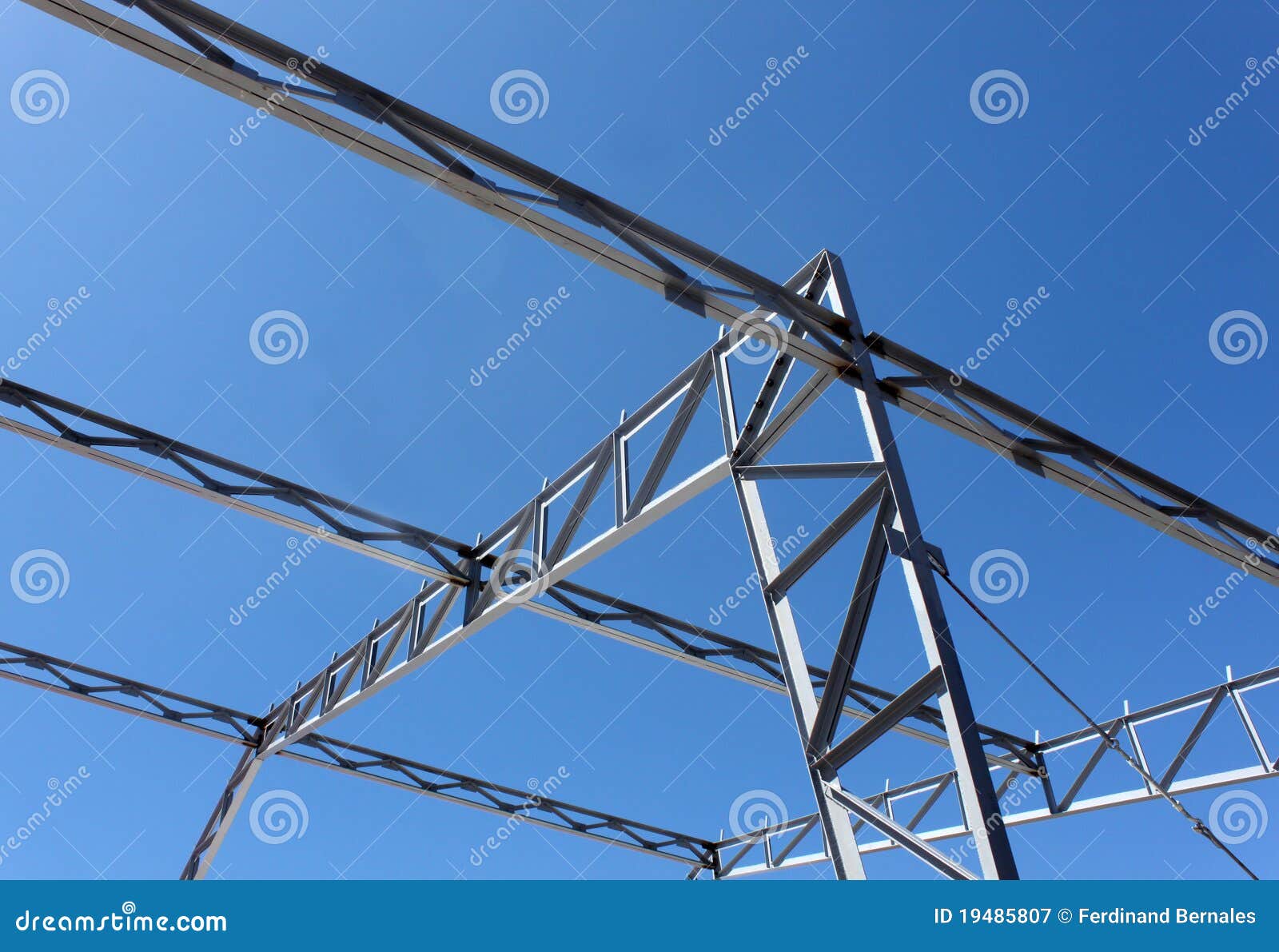 Steel Structure stock image. Image of building, engineering - 19485807
