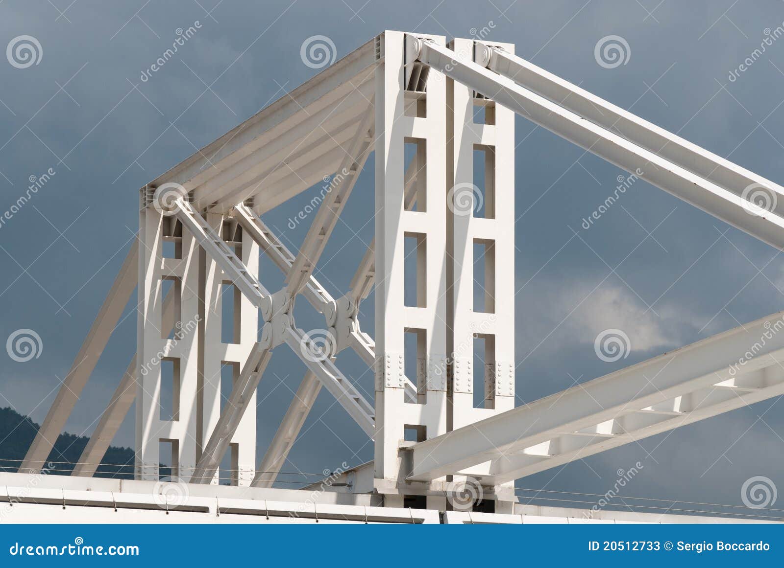 Steel structure stock image. Image of structural, stays - 20512733