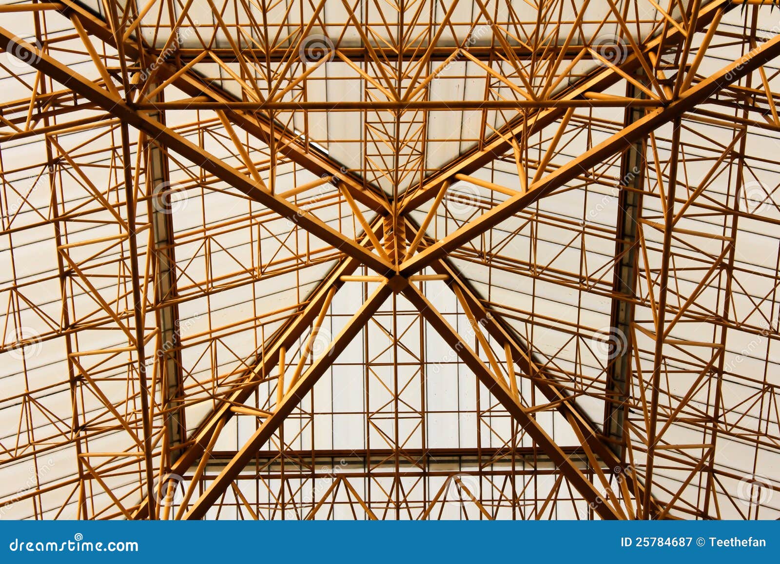 Steel structure stock image. Image of hall, architecture - 25784687