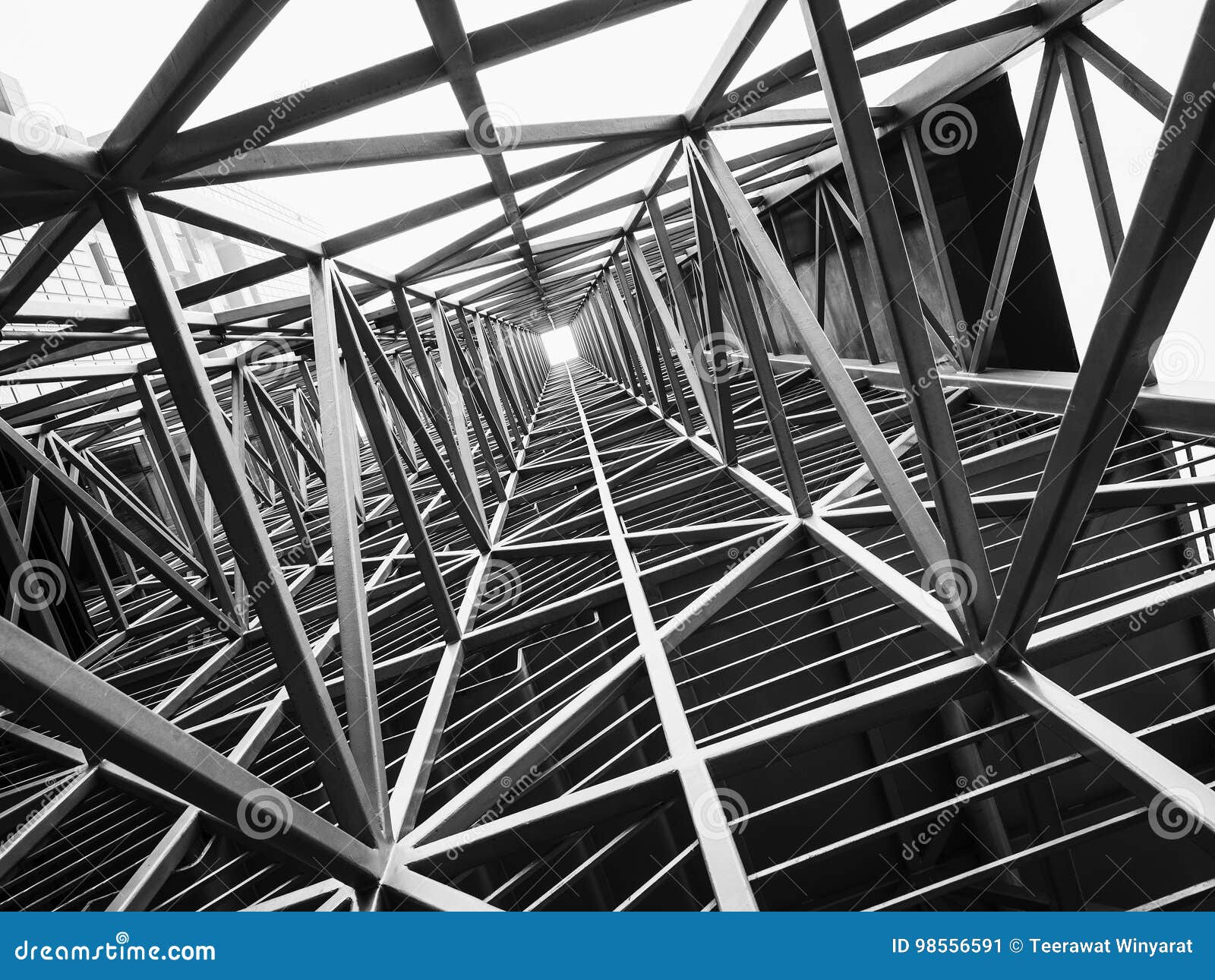 Steel Structure Architecture Construction Abstract Background Stock ...