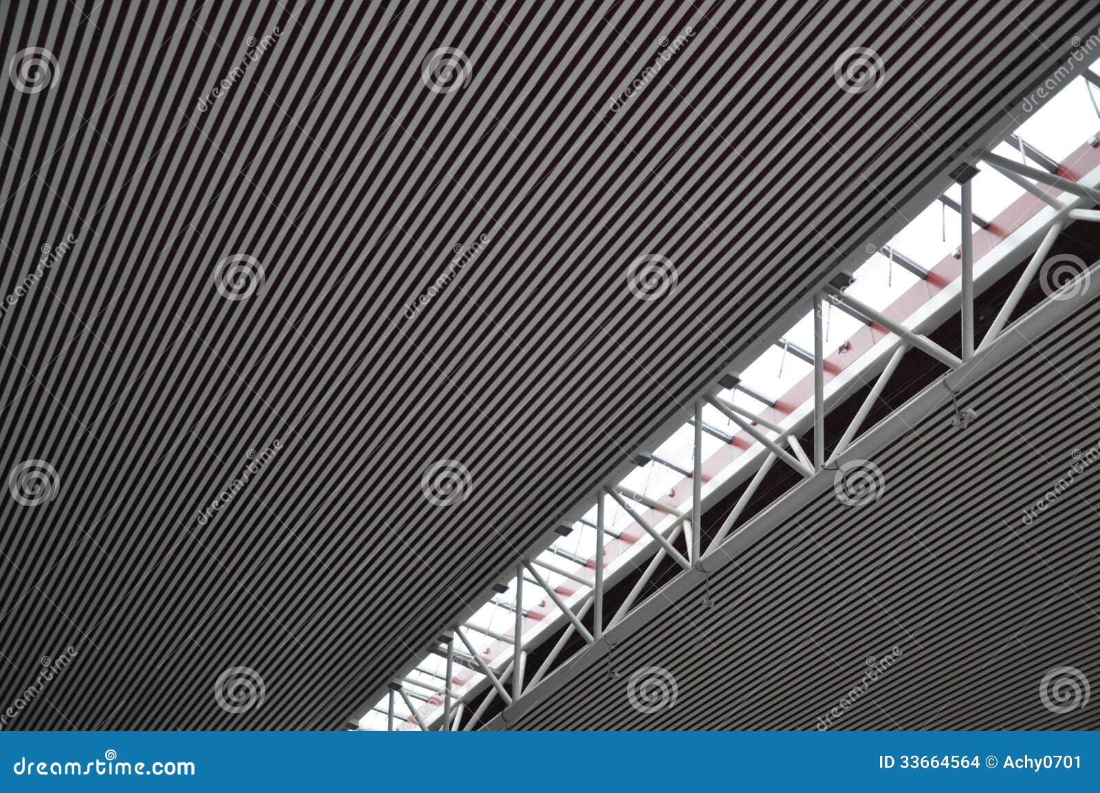 Steel structure ceiling 2 stock photo. Image of truss - 33664564