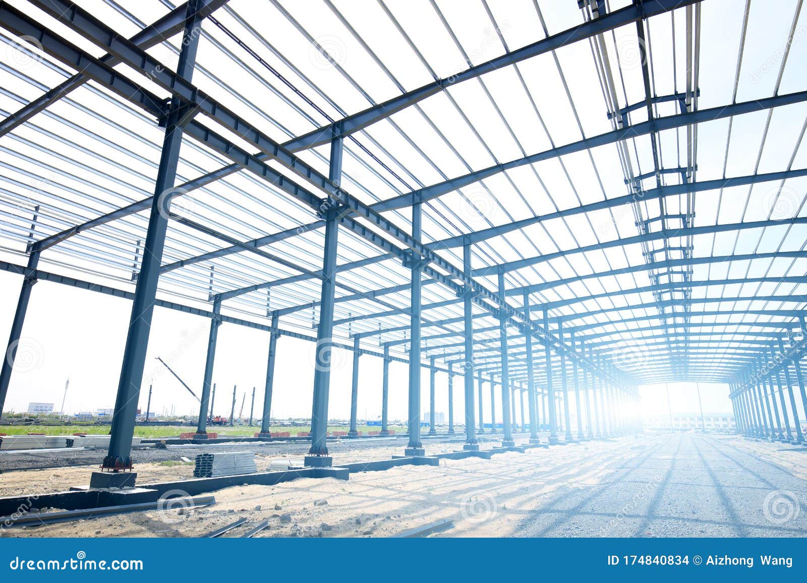The steel structure stock photo. Image of residential - 174840834