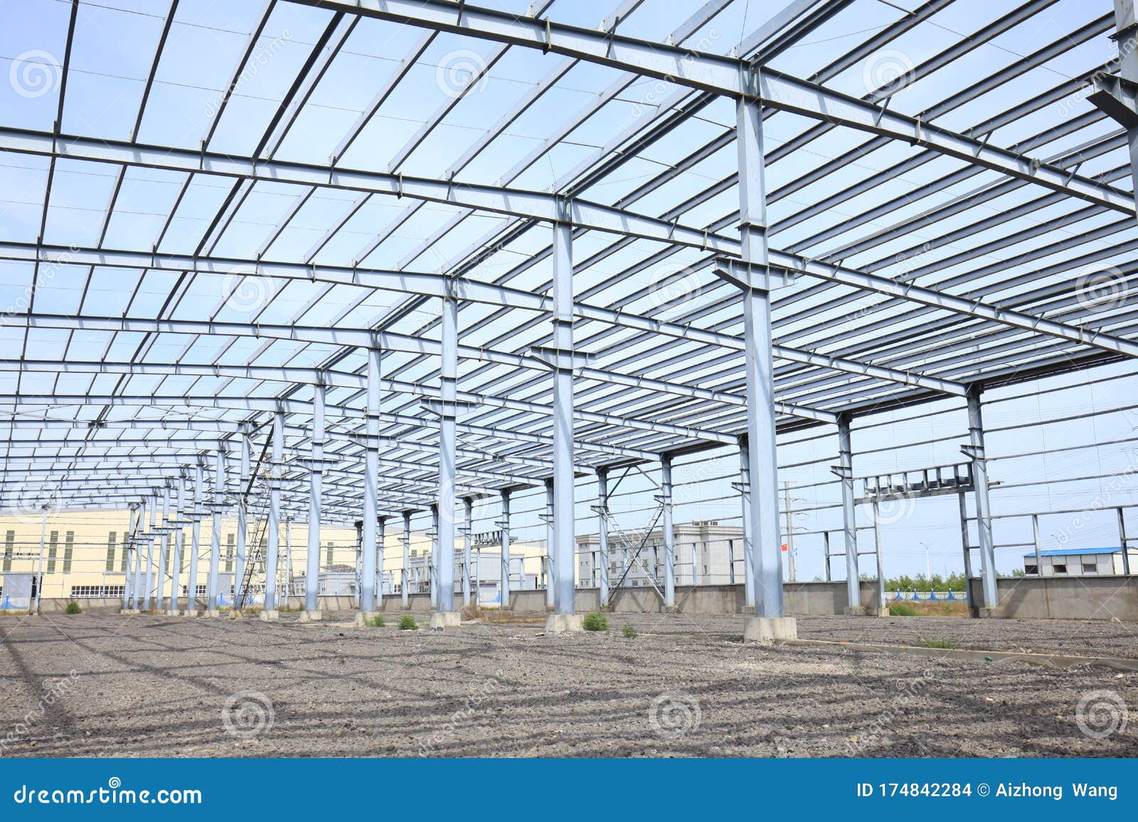 The steel structure stock photo. Image of material, steelwork - 174842284