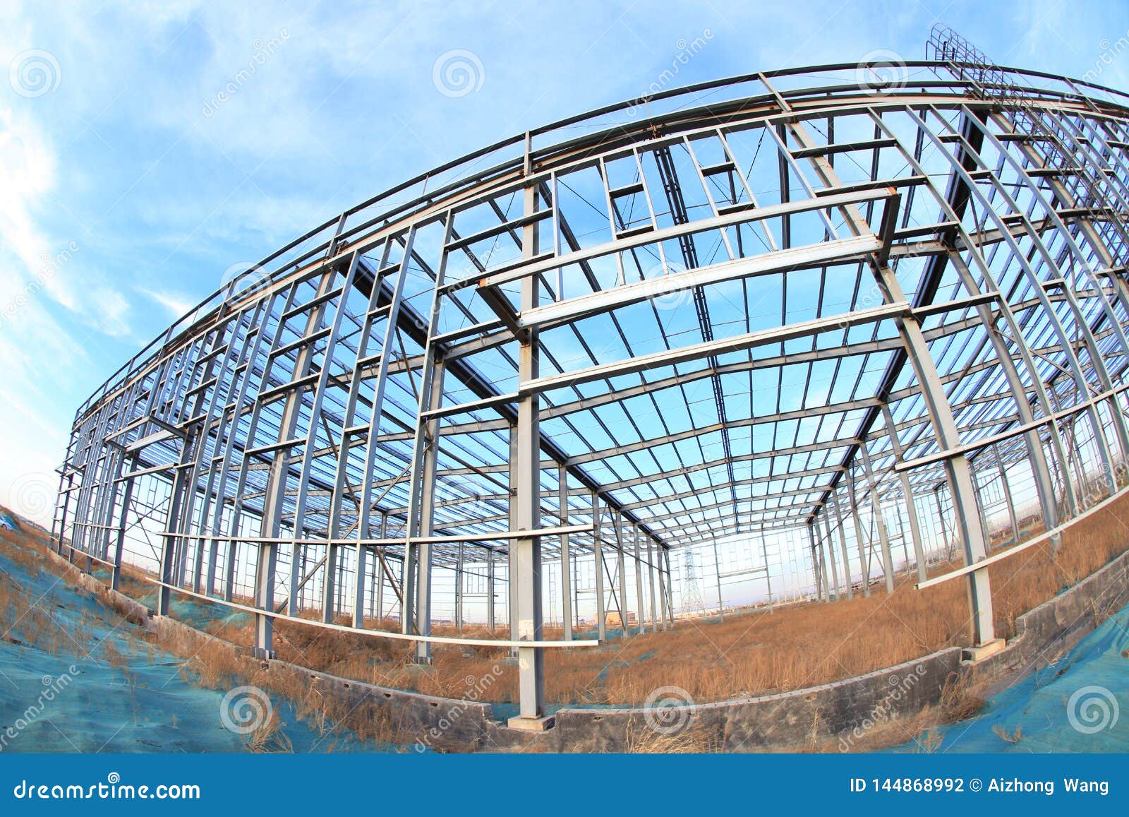 Steel structure stock photo. Image of project, scene - 144868992