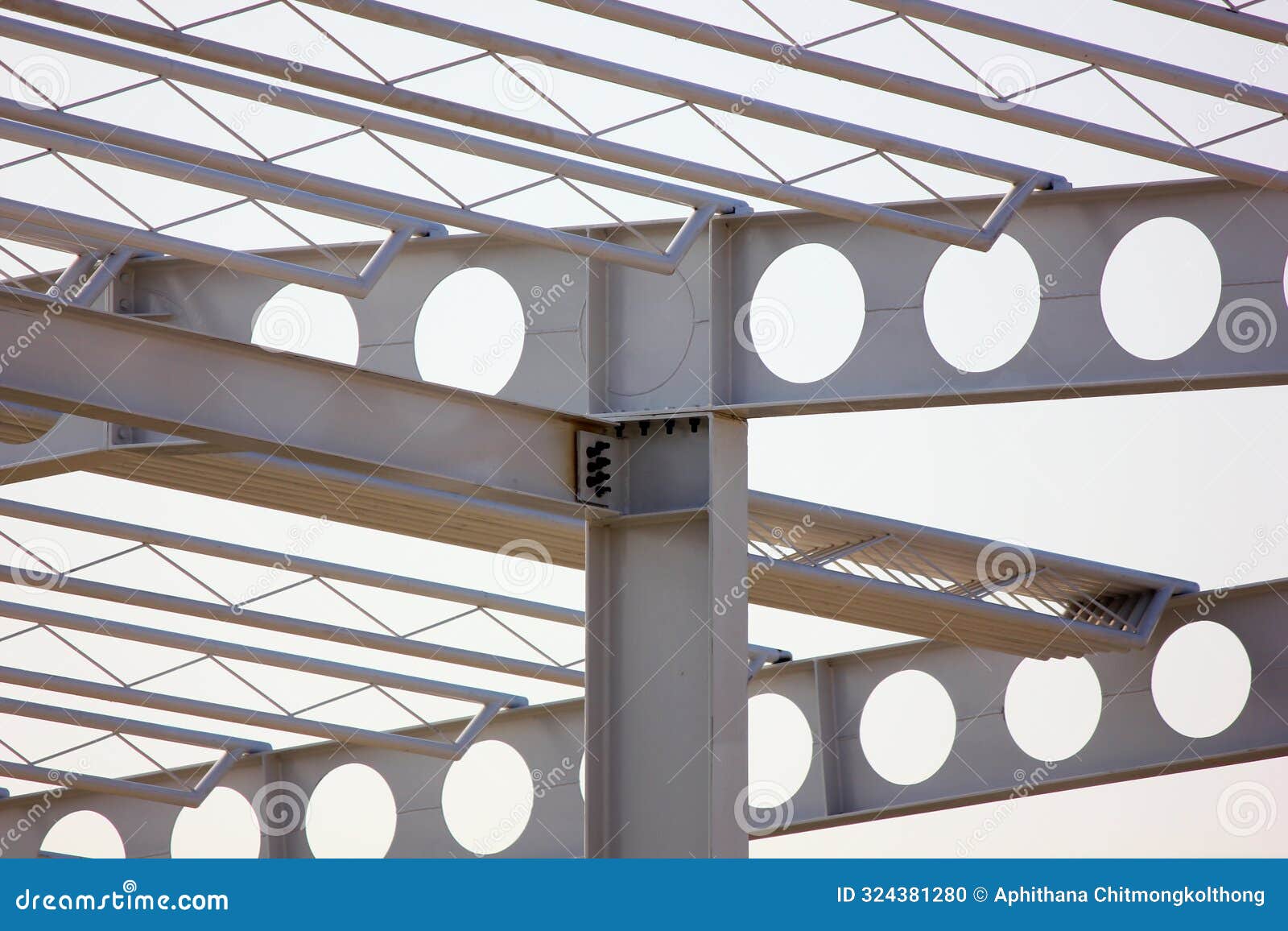 Steel Structure Design Steel Welding Geometric Shape Abstract Pattern ...