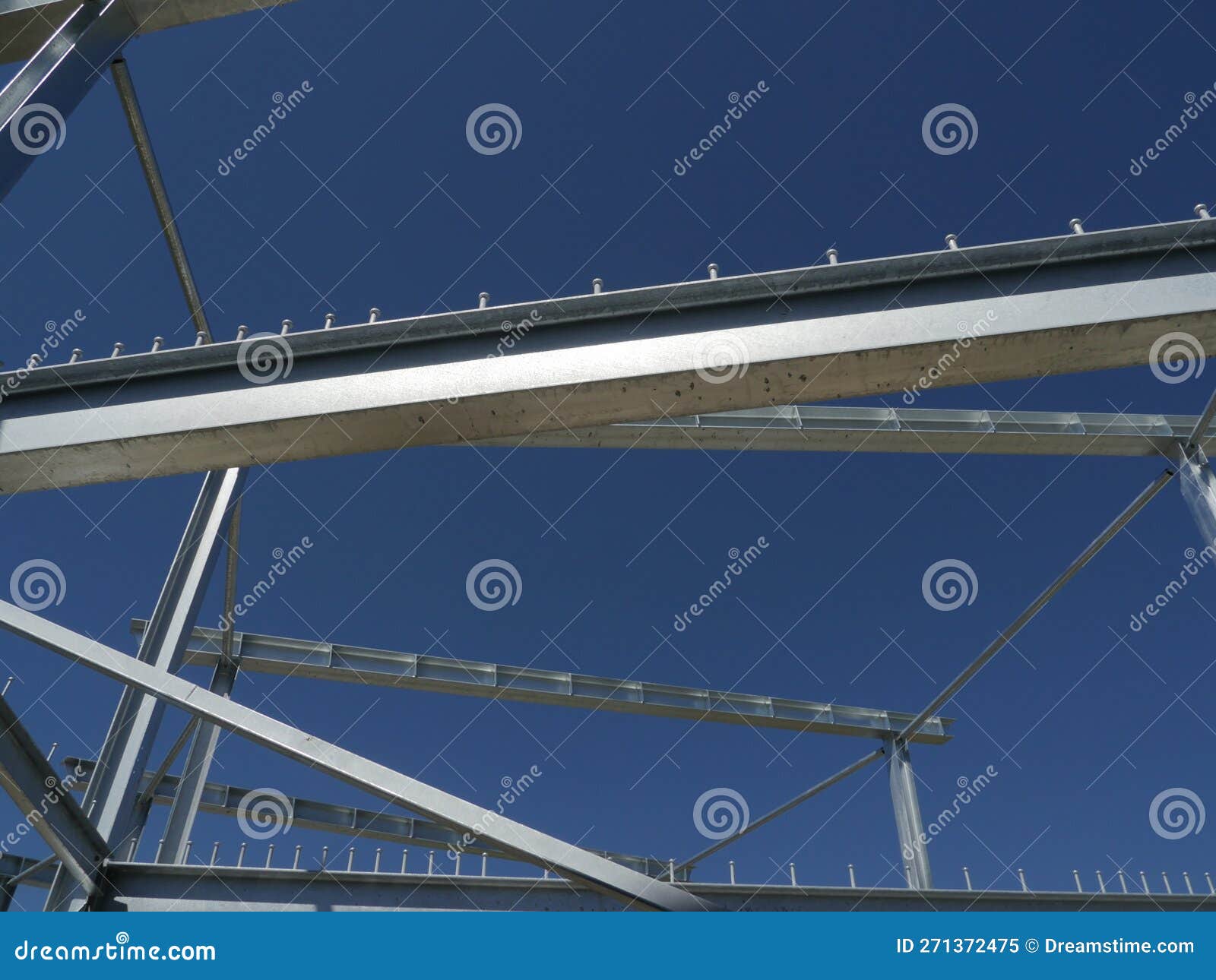 The steel structure stock image. Image of design, exterior - 271372475