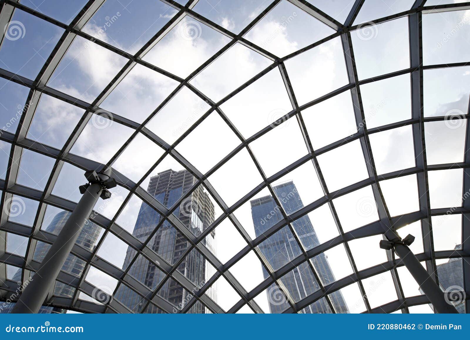 Steel Structure Geometry Construction As the Background Stock Photo ...