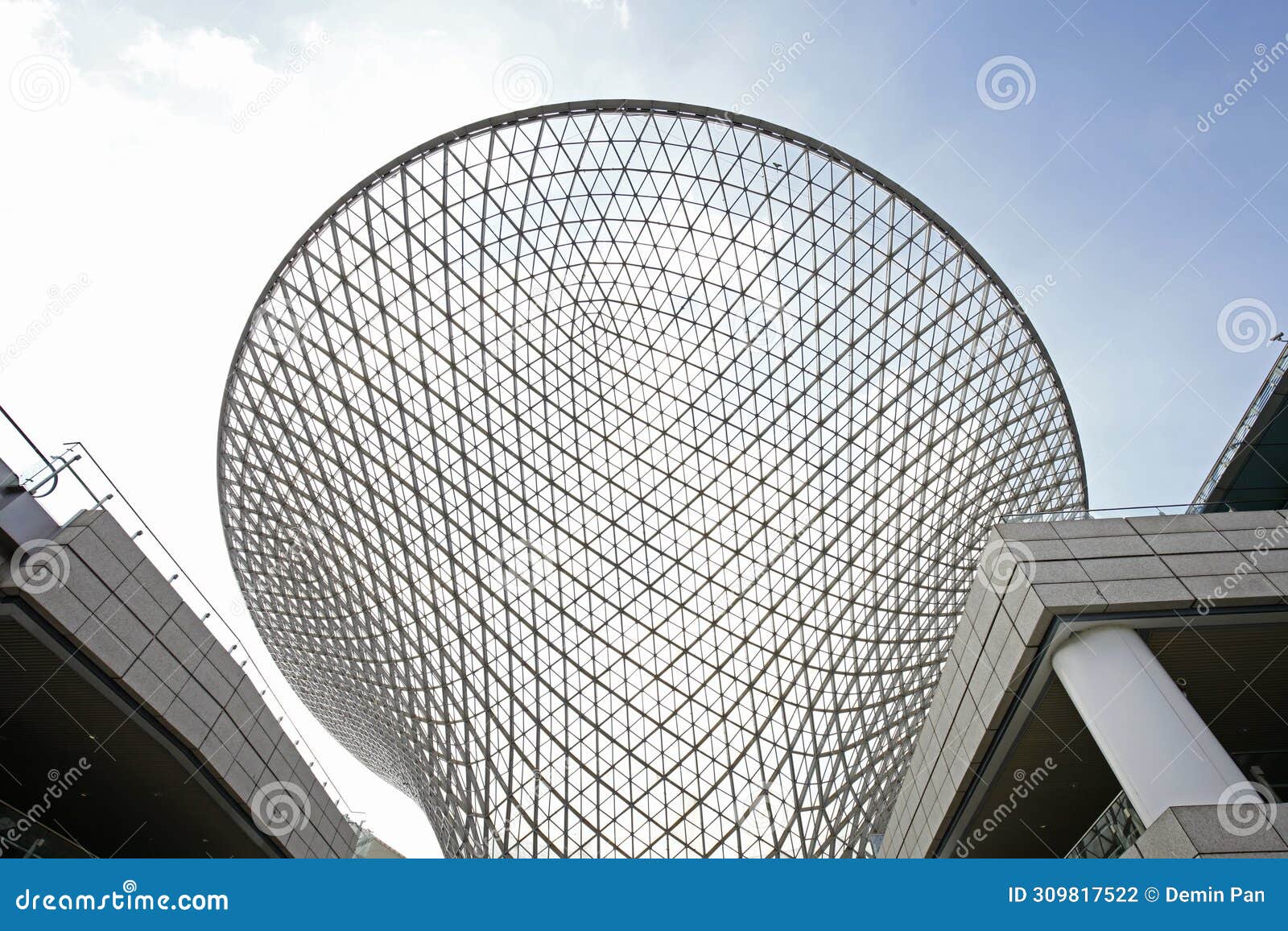 Steel Structure Geometry Construction As the Background Stock Photo ...