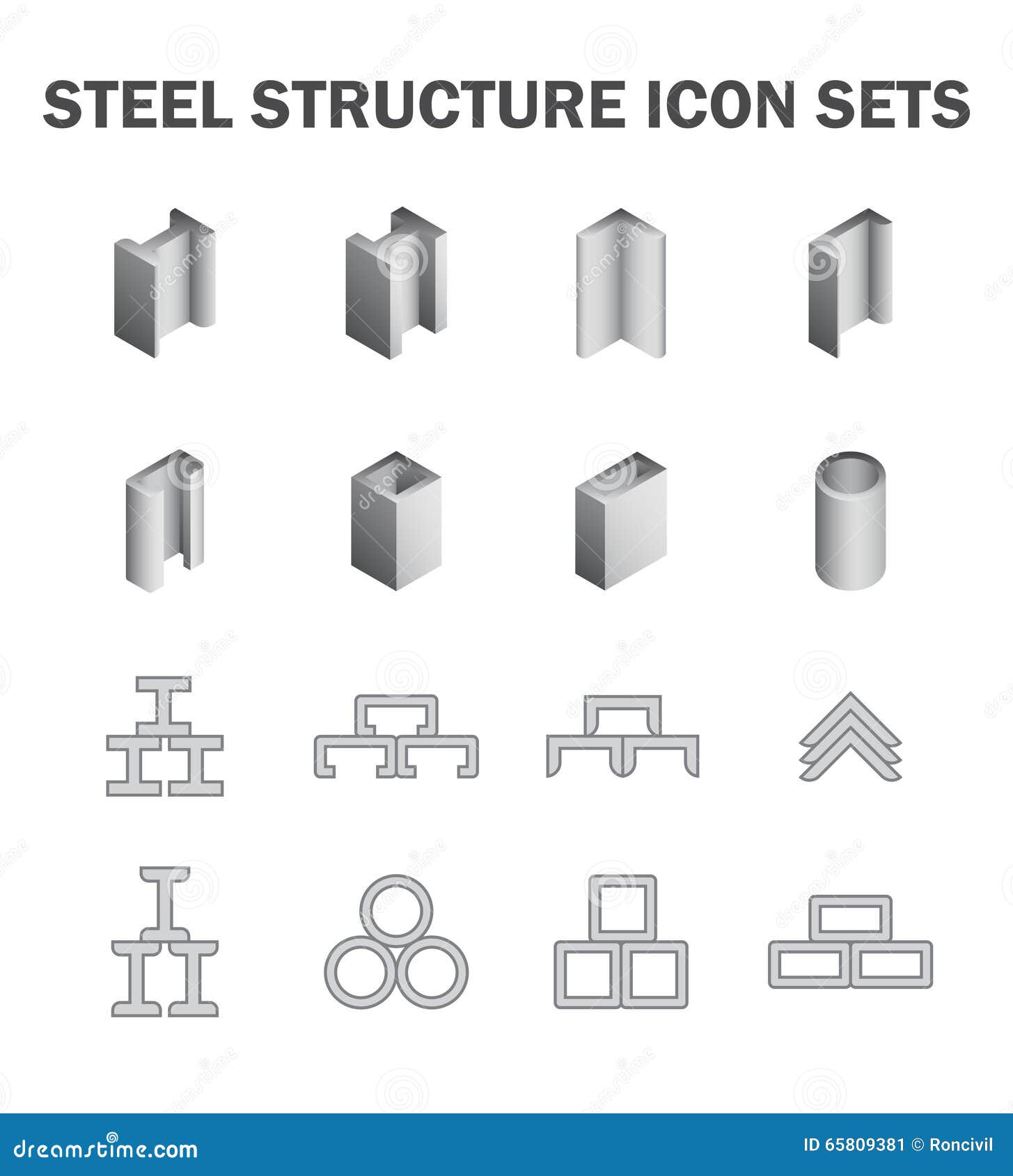 Steel structure icon stock vector. Illustration of girder - 65809381