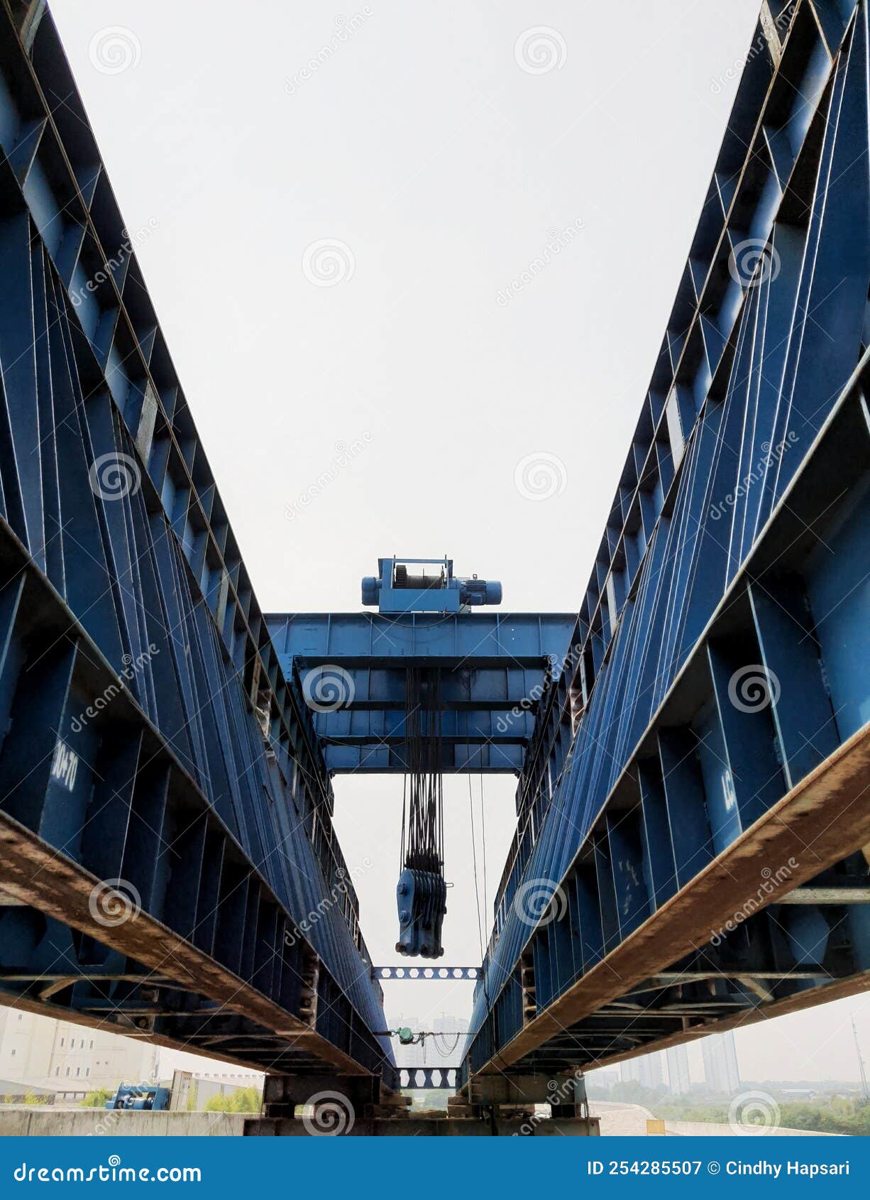 This is the Steel Structure of a Launcher Gantry that Will Be Used for ...