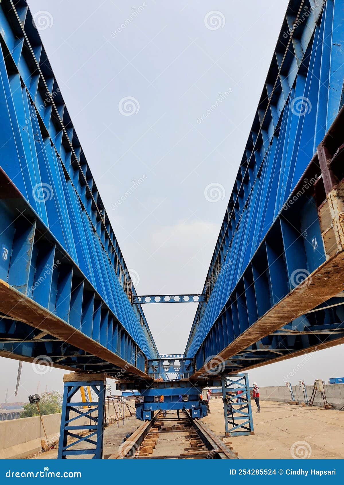 This is the Steel Structure of a Launcher Gantry that Will Be Used for ...