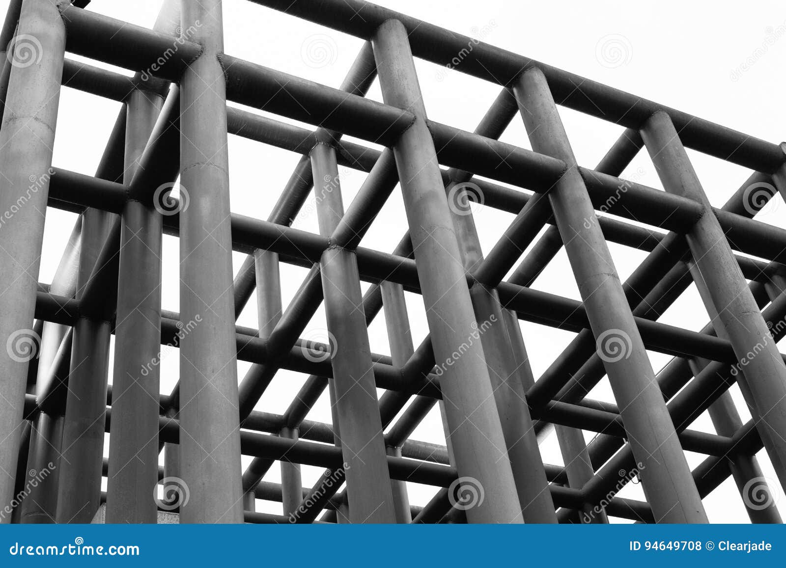 Steel Structure; a Partial Structure Stock Photo - Image of abstract ...