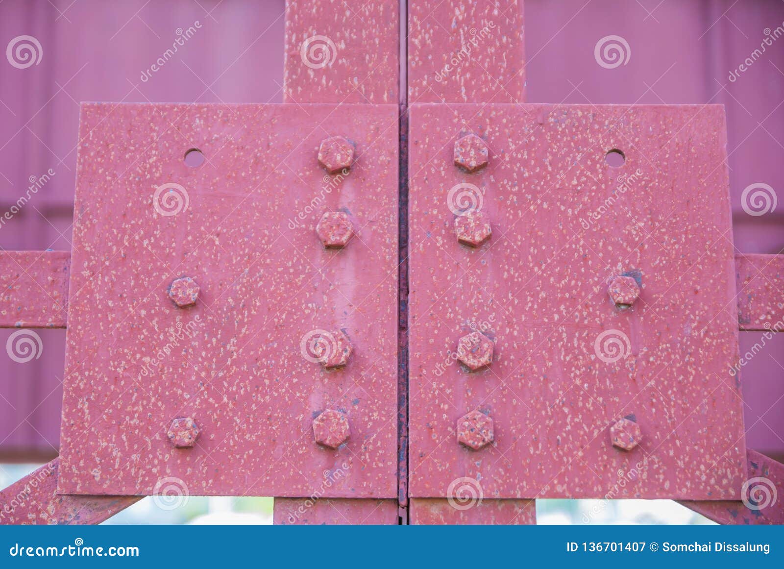 Steel Structure, the Structure of Steel Signs Stock Image - Image of ...