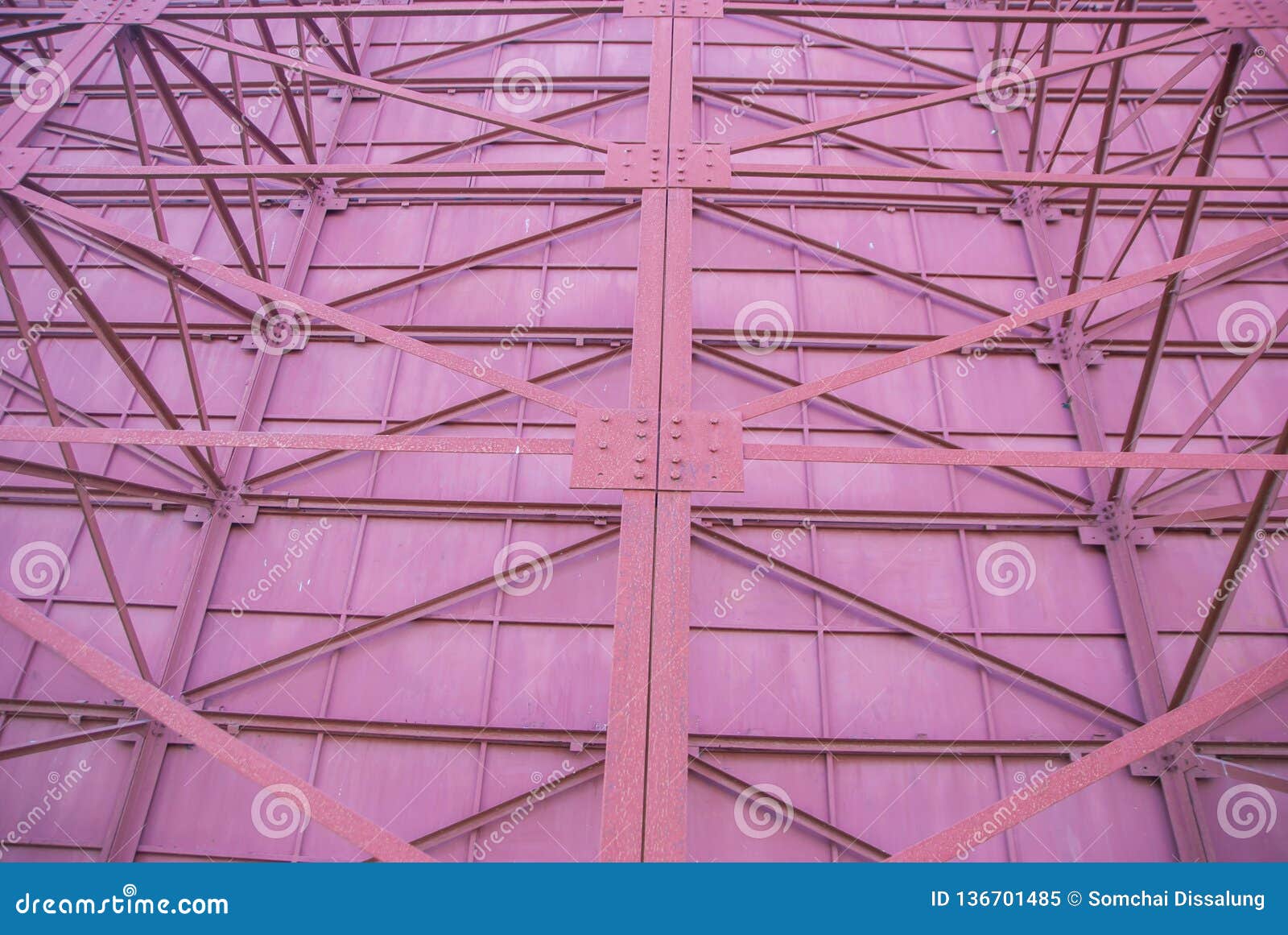 Steel Structure, the Structure of Steel Signs Stock Image - Image of ...