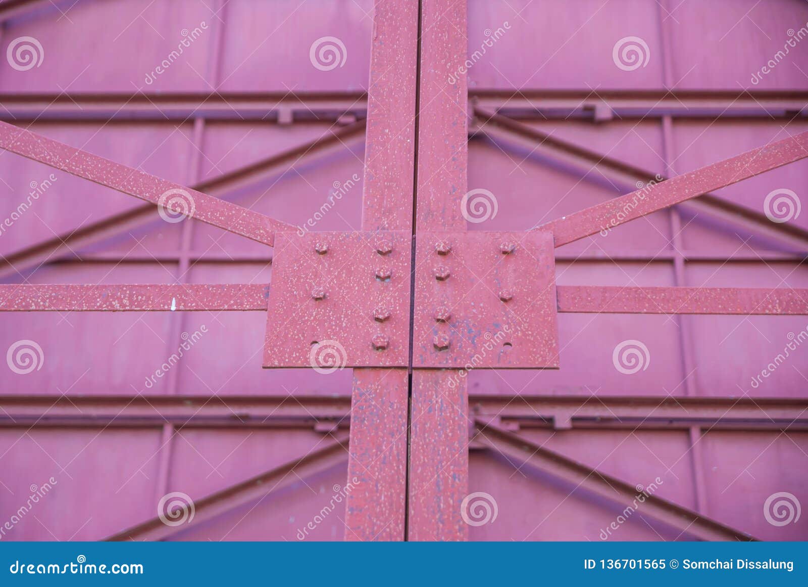 Steel Structure, the Structure of Steel Signs Stock Image - Image of ...