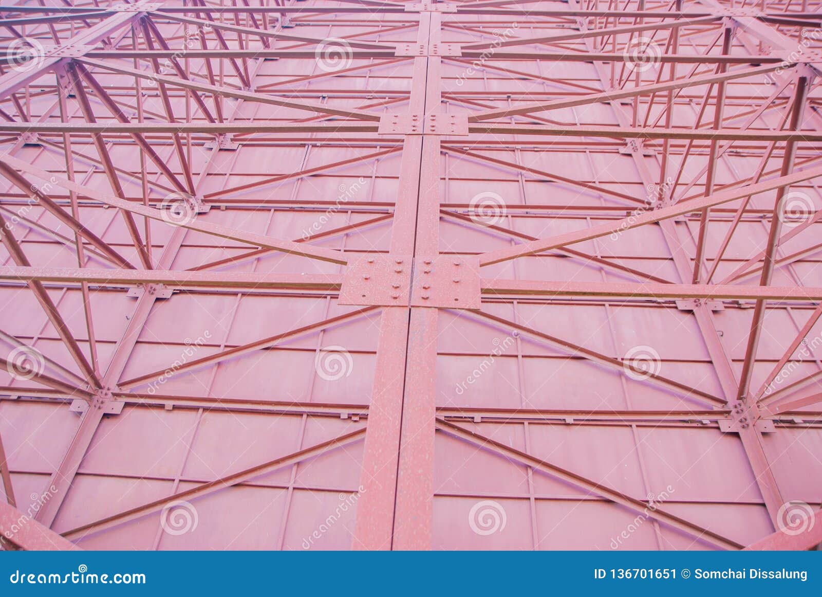 Steel Structure, the Structure of Steel Signs Stock Image - Image of ...