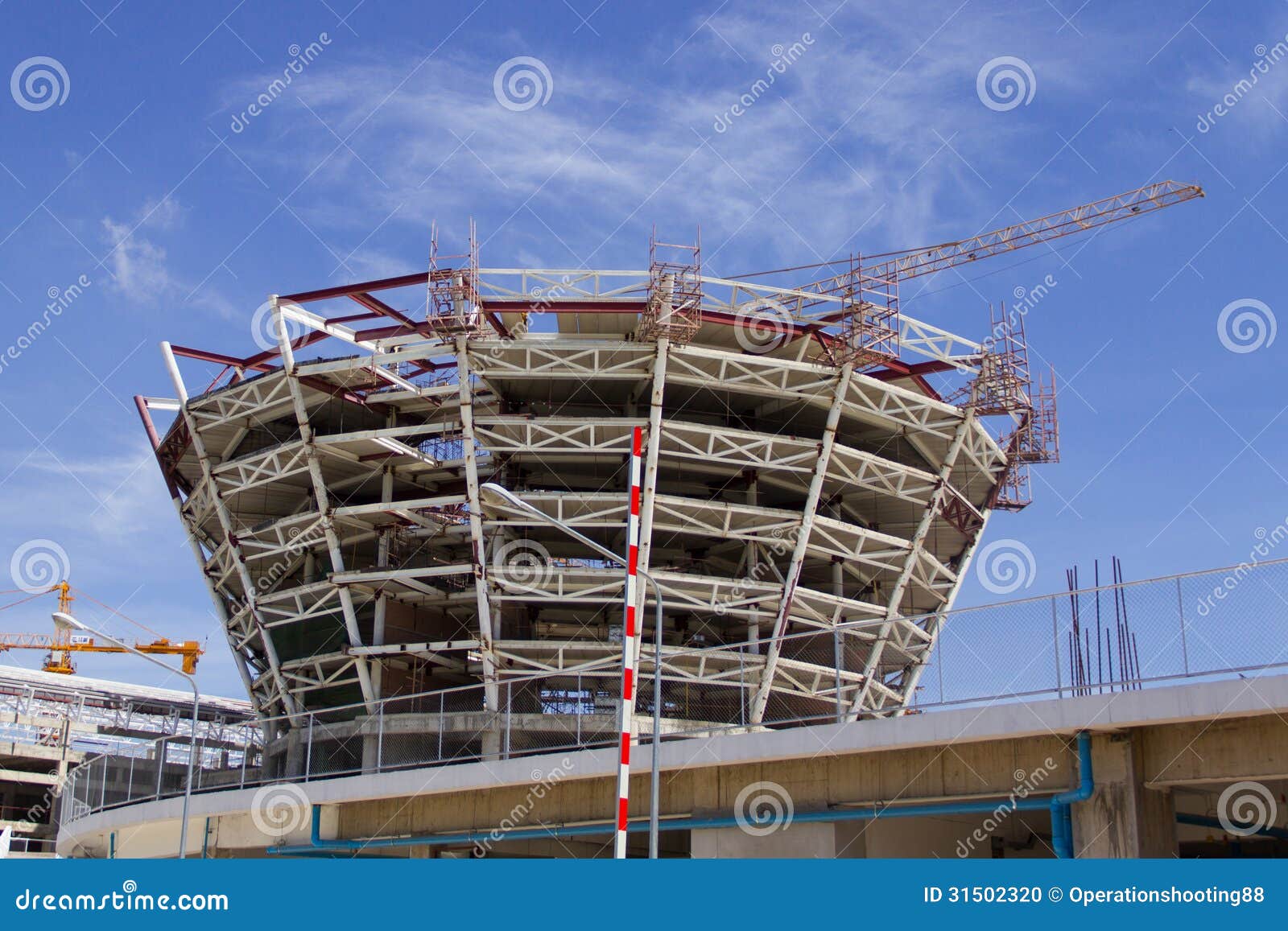 STEEL STRUCTURE stock photo. Image of development, design - 31502320