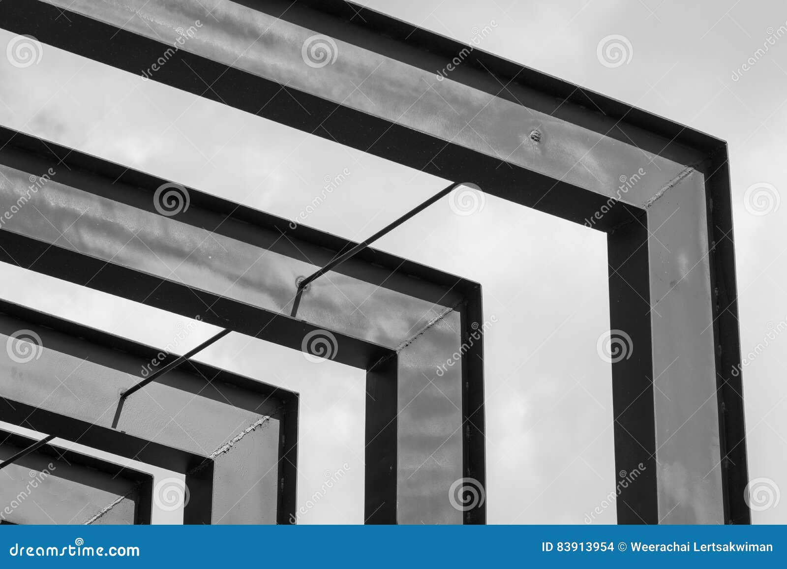Steel structures stock photo. Image of site, plant, design - 83913954