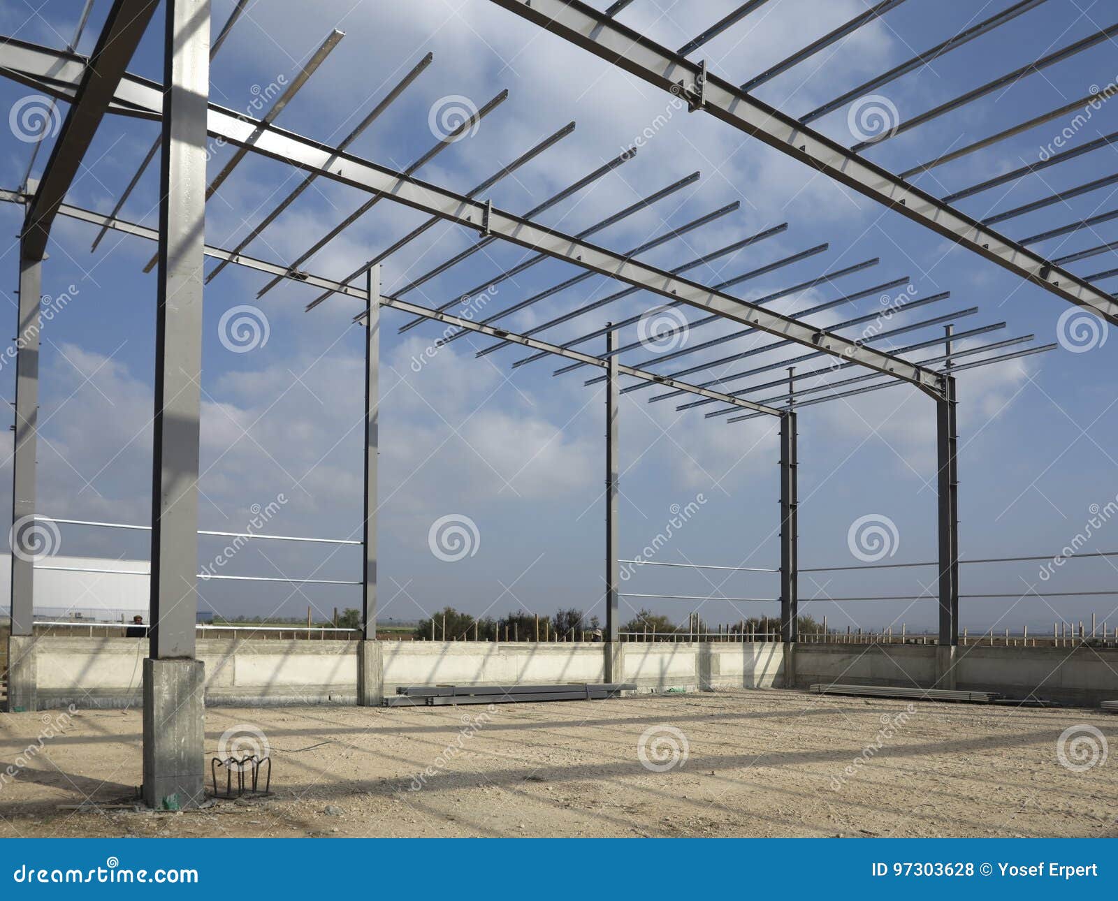 Steel Structures For Concrete Foundations And Reinforced Columns For ...