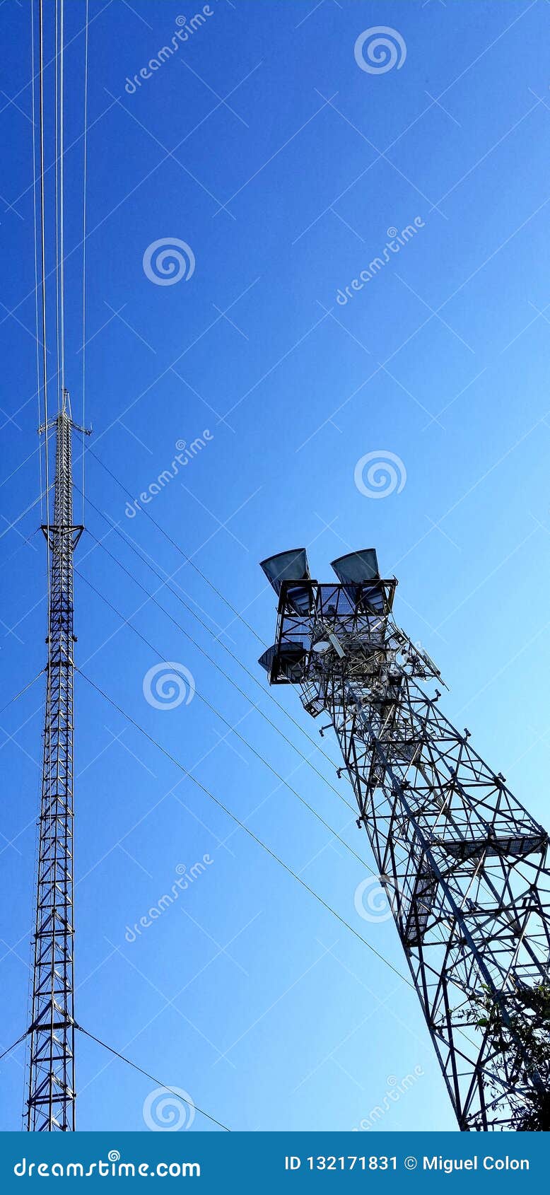 Cell Phone Towers stock image. Image of cell, phone - 132171831