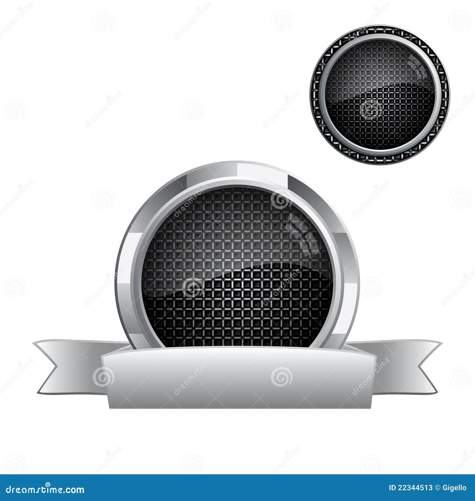 Steel Style Security Shields Stock Vector - Illustration of crest ...