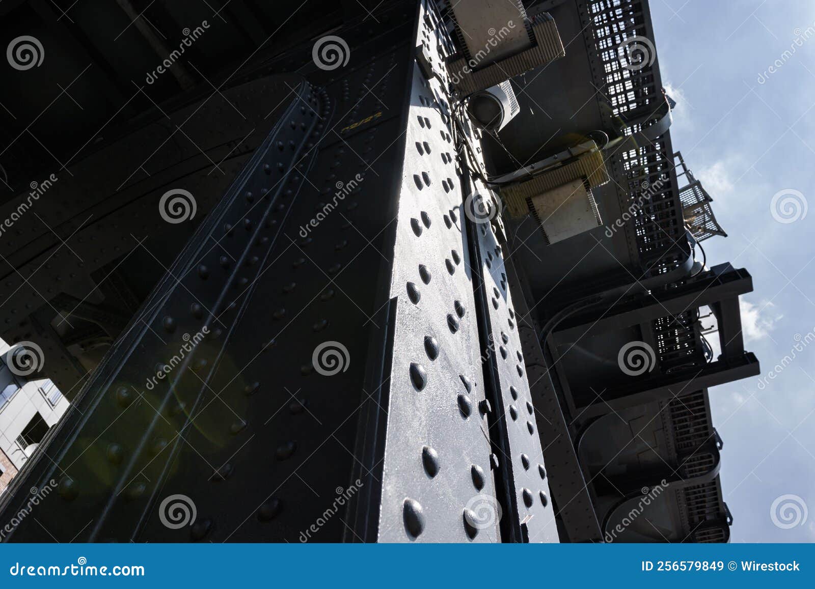 Steel Subway Route of the Subway Stock Image - Image of exterior, tube ...