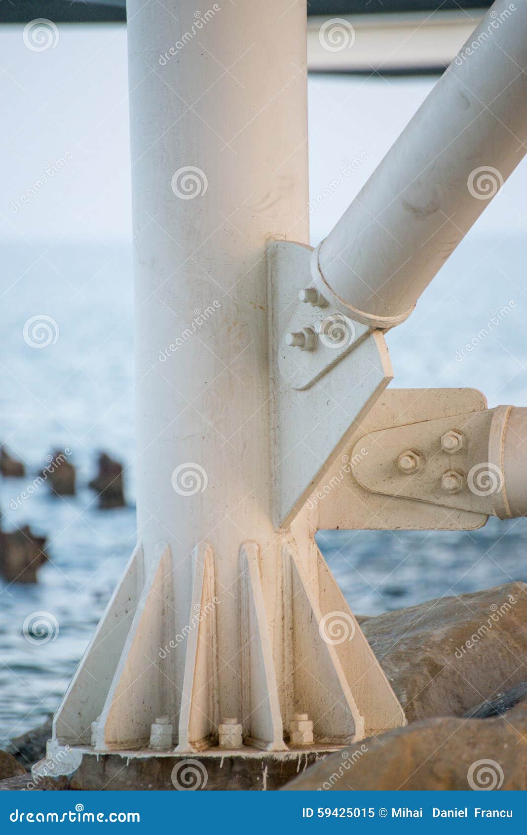 Steel support stock image. Image of outside, structure - 59425015
