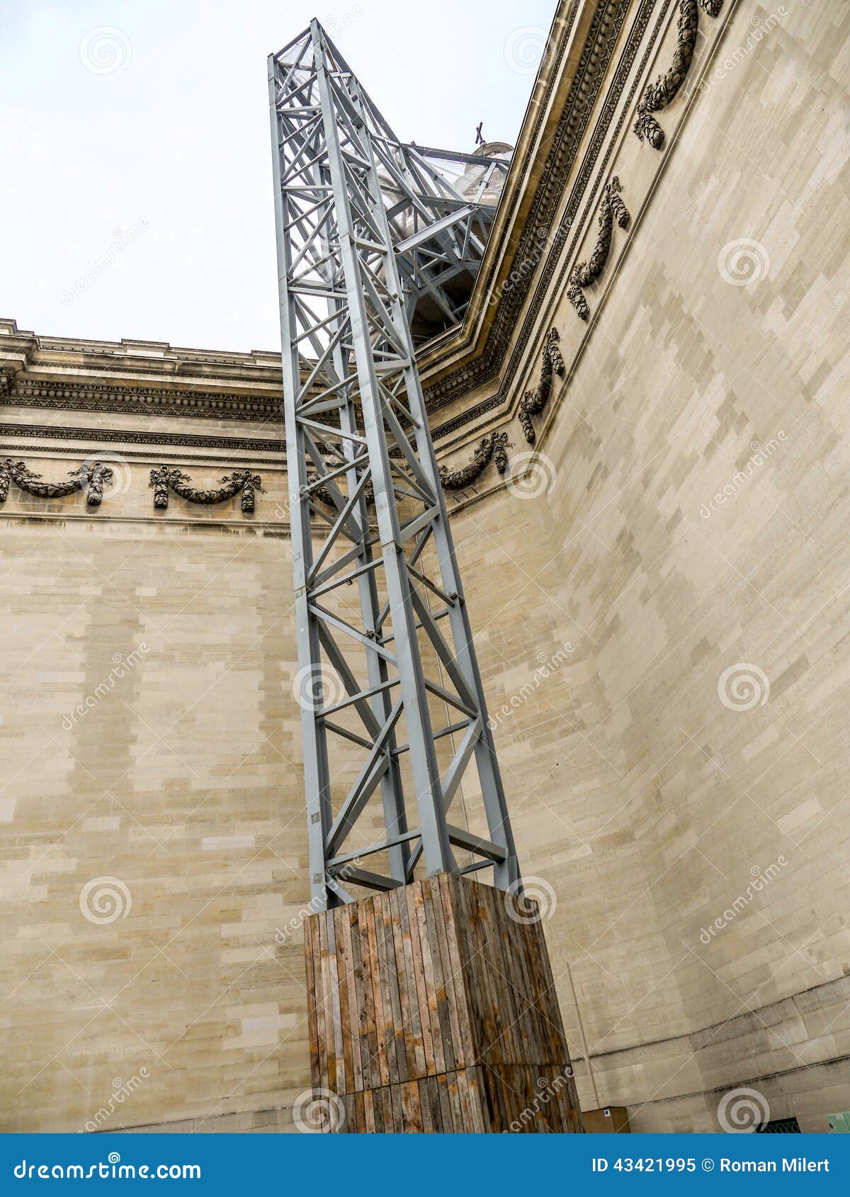 Steel support stock image. Image of steel, steelwork - 43421995