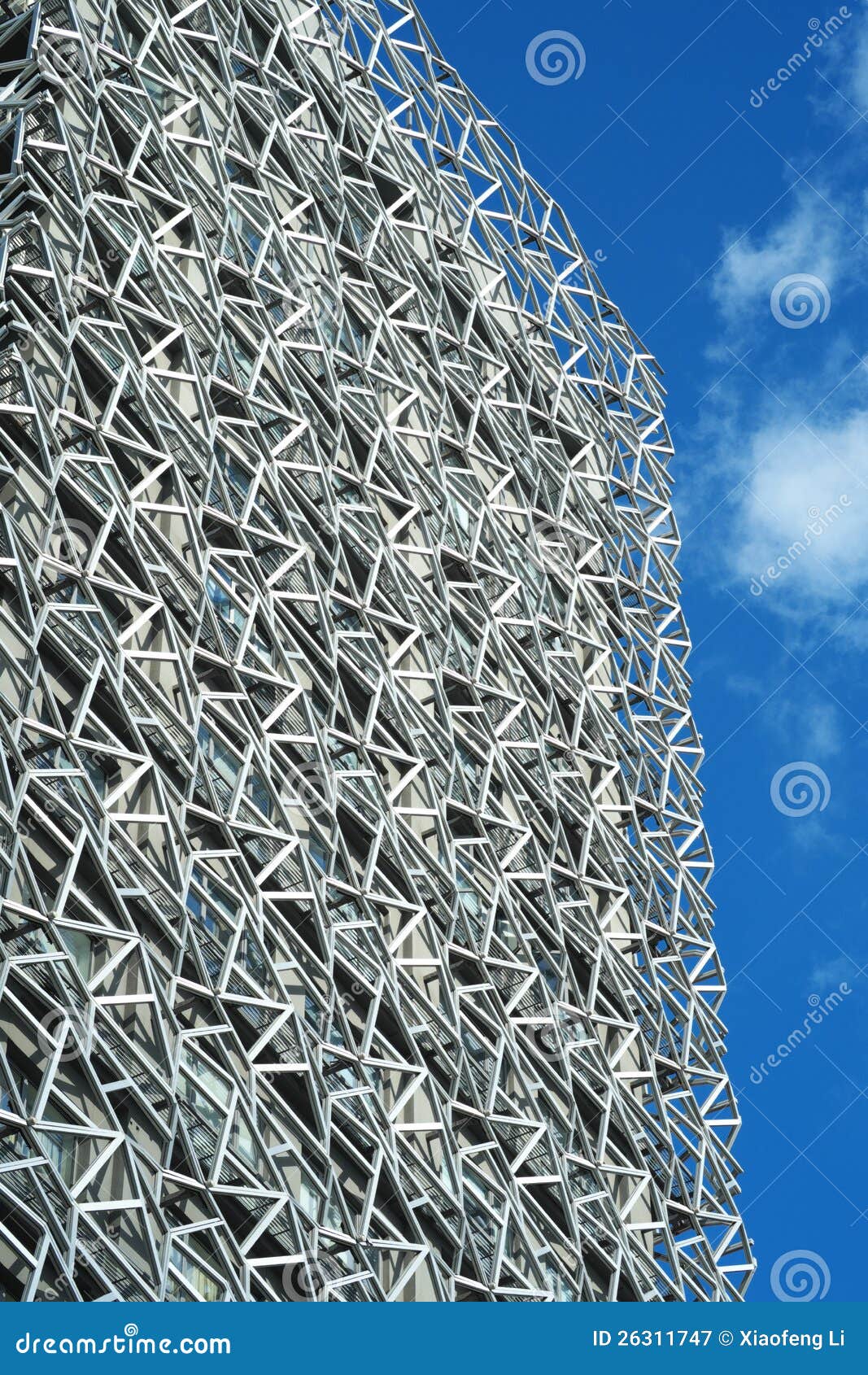 Steel Supports of Commercial Architecture Stock Image - Image of ...