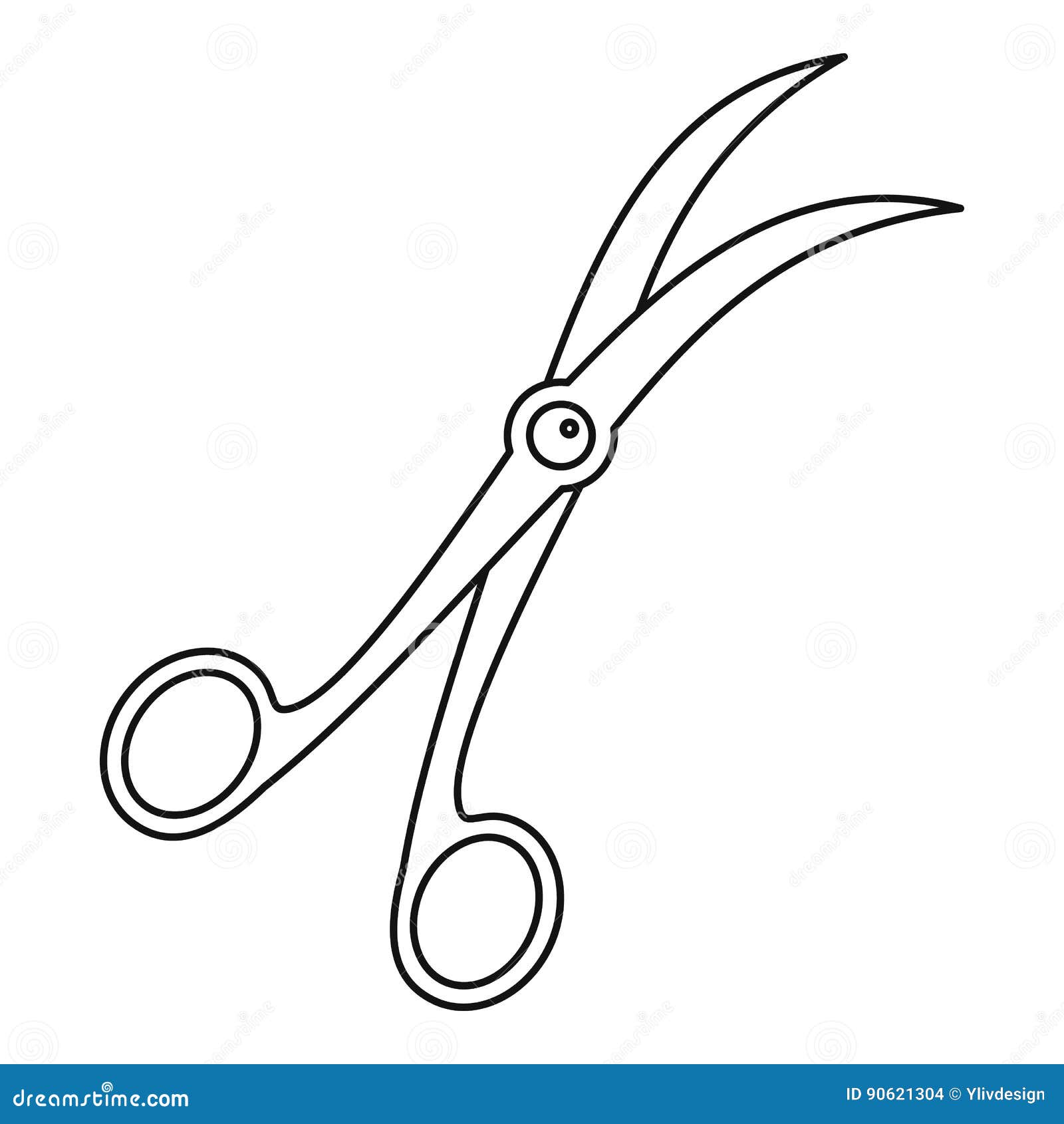 Steel Surgical Instruments Icon, Outline Style Stock Vector ...
