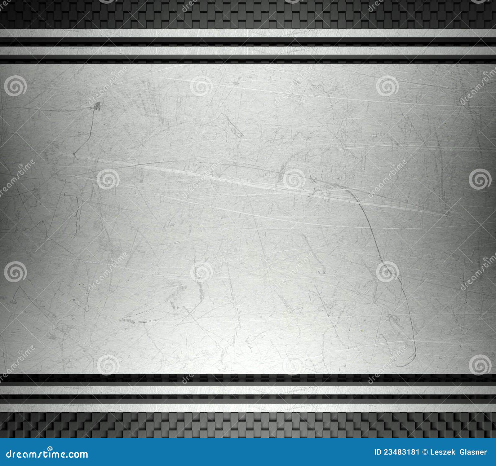 Steel Template with Copy Space Metal Background Stock Illustration ...