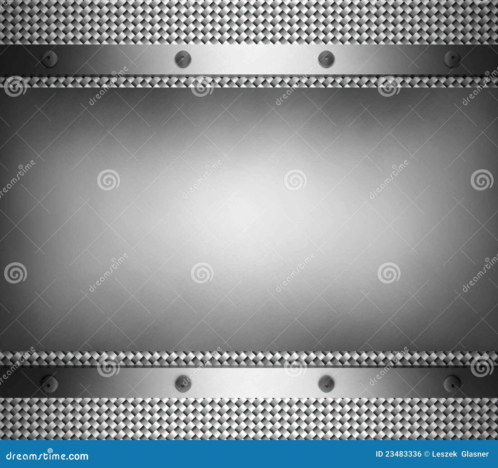 Steel Template with Copy Space Metal Background Stock Illustration ...