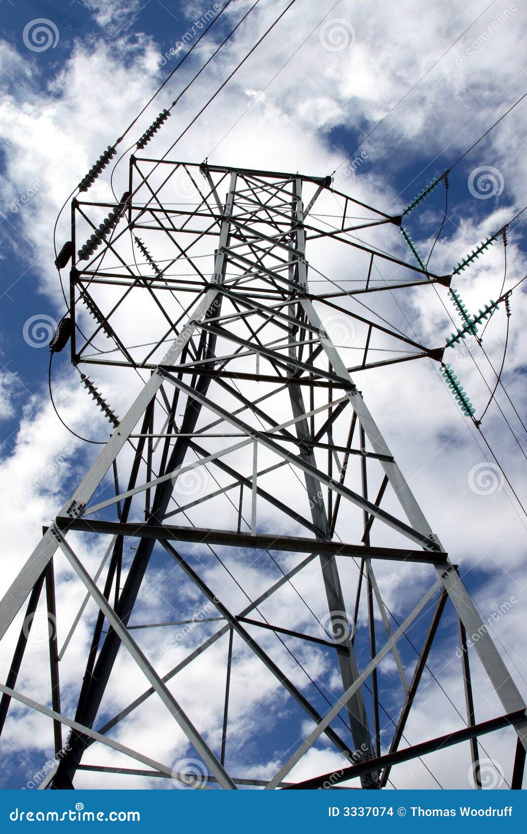 Steel tower stock photo. Image of metal, conductors, communicate - 3337074