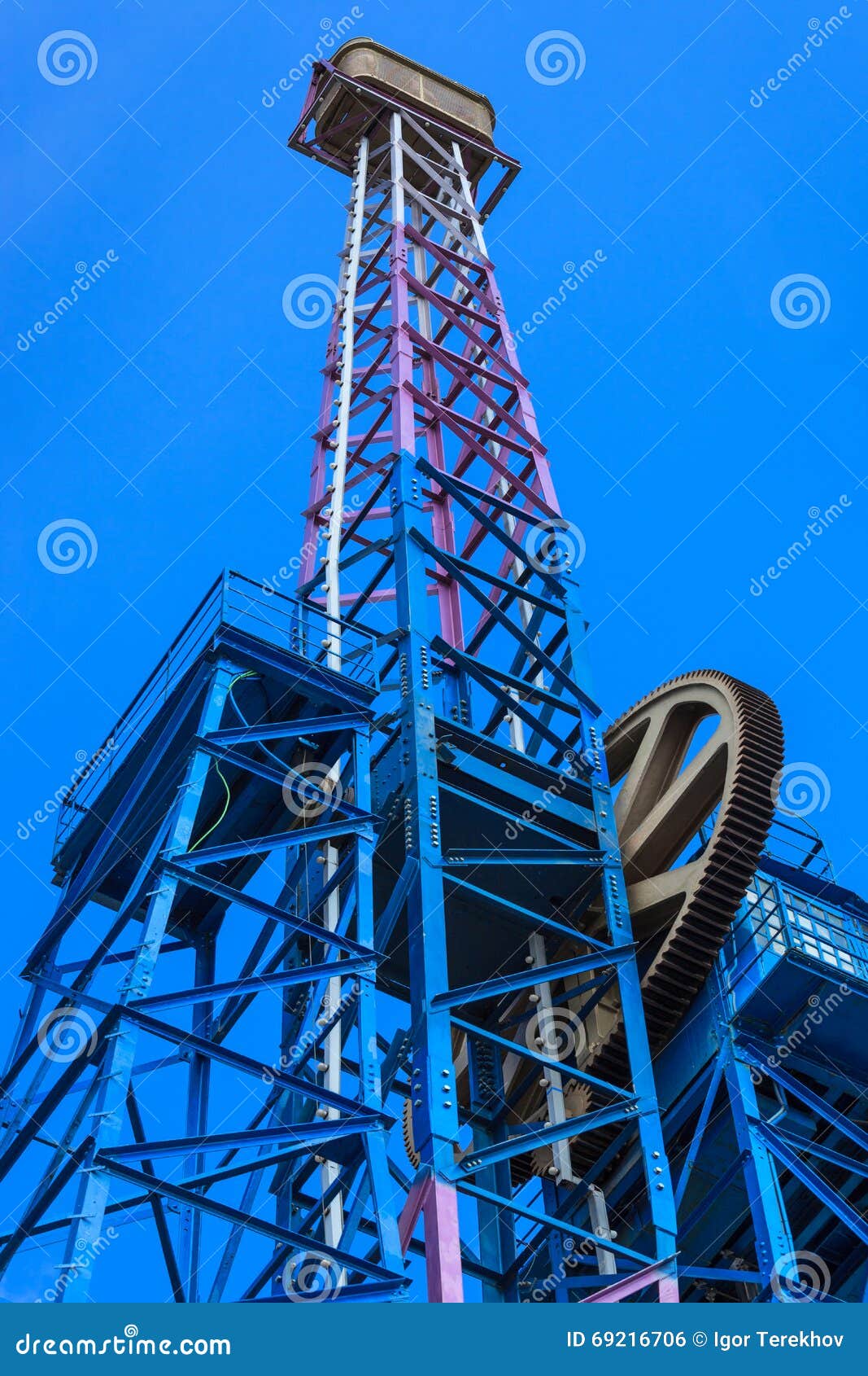 Steel Tower With Steps Stock Photo | CartoonDealer.com #89100882