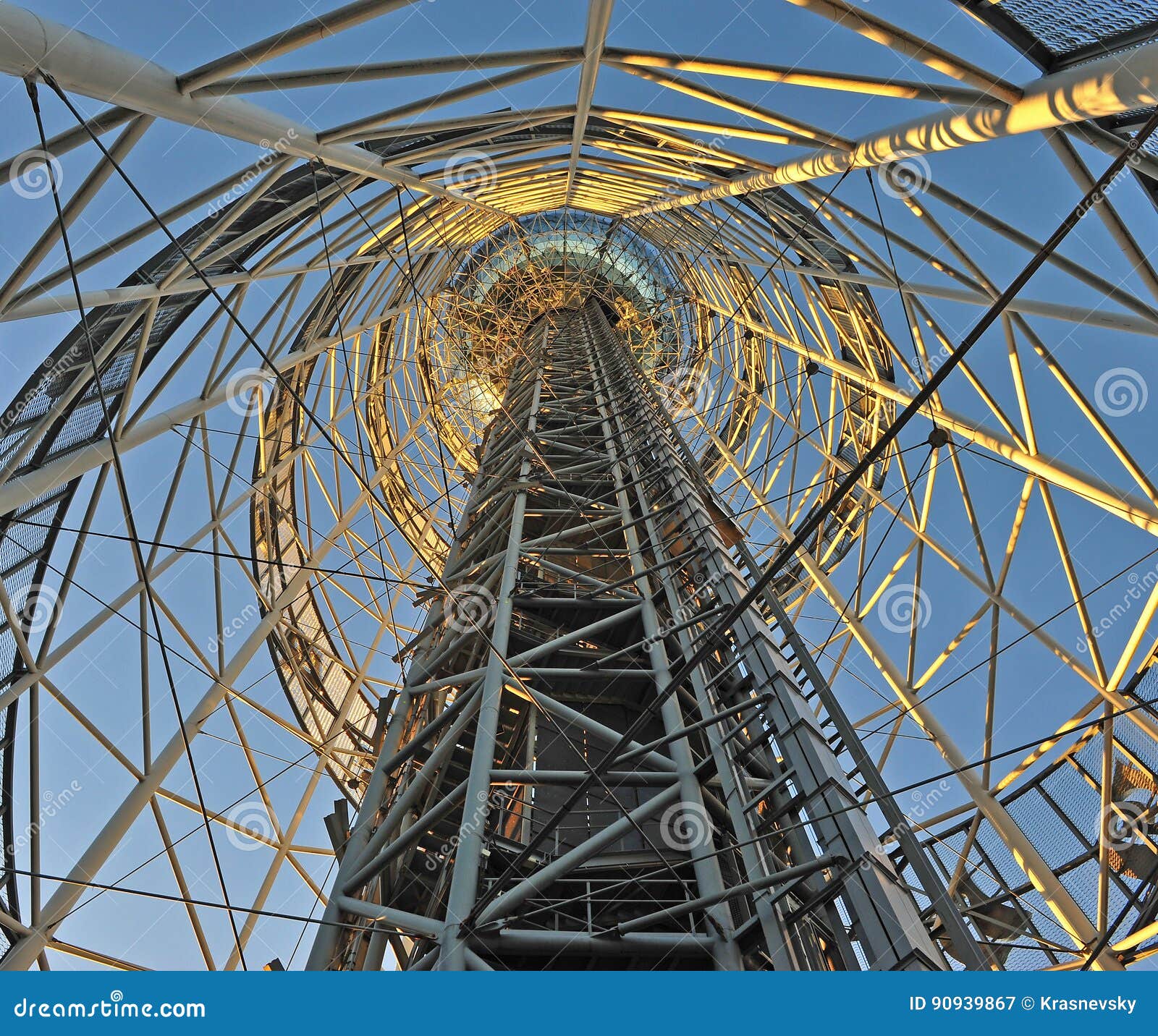 Steel Tower Construction Abstract Background Stock Image - Image of ...