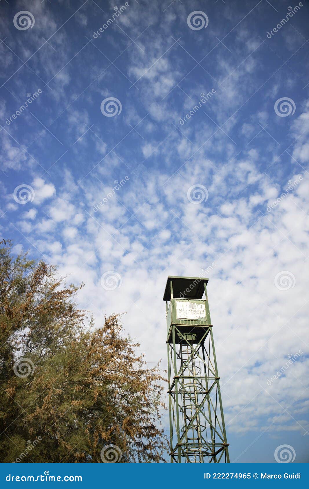 Steel Tower for Forest Firefighting Stock Image - Image of protection ...
