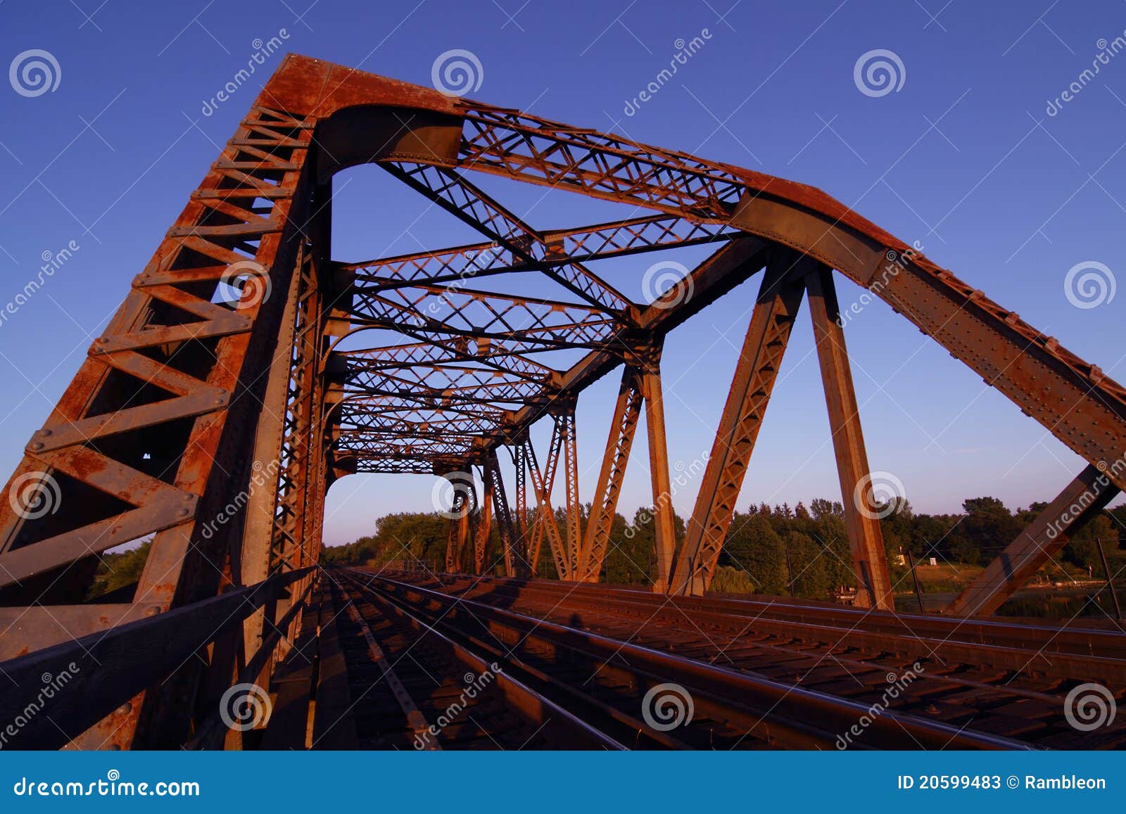 Steel Train Trestle stock image. Image of bridge, rust - 20599483