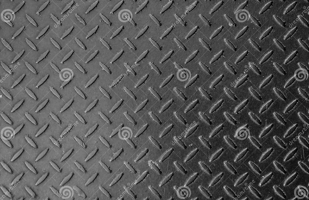 Steel Tread Plate/Checkered Plate Texture Stock Image - Image of floor ...