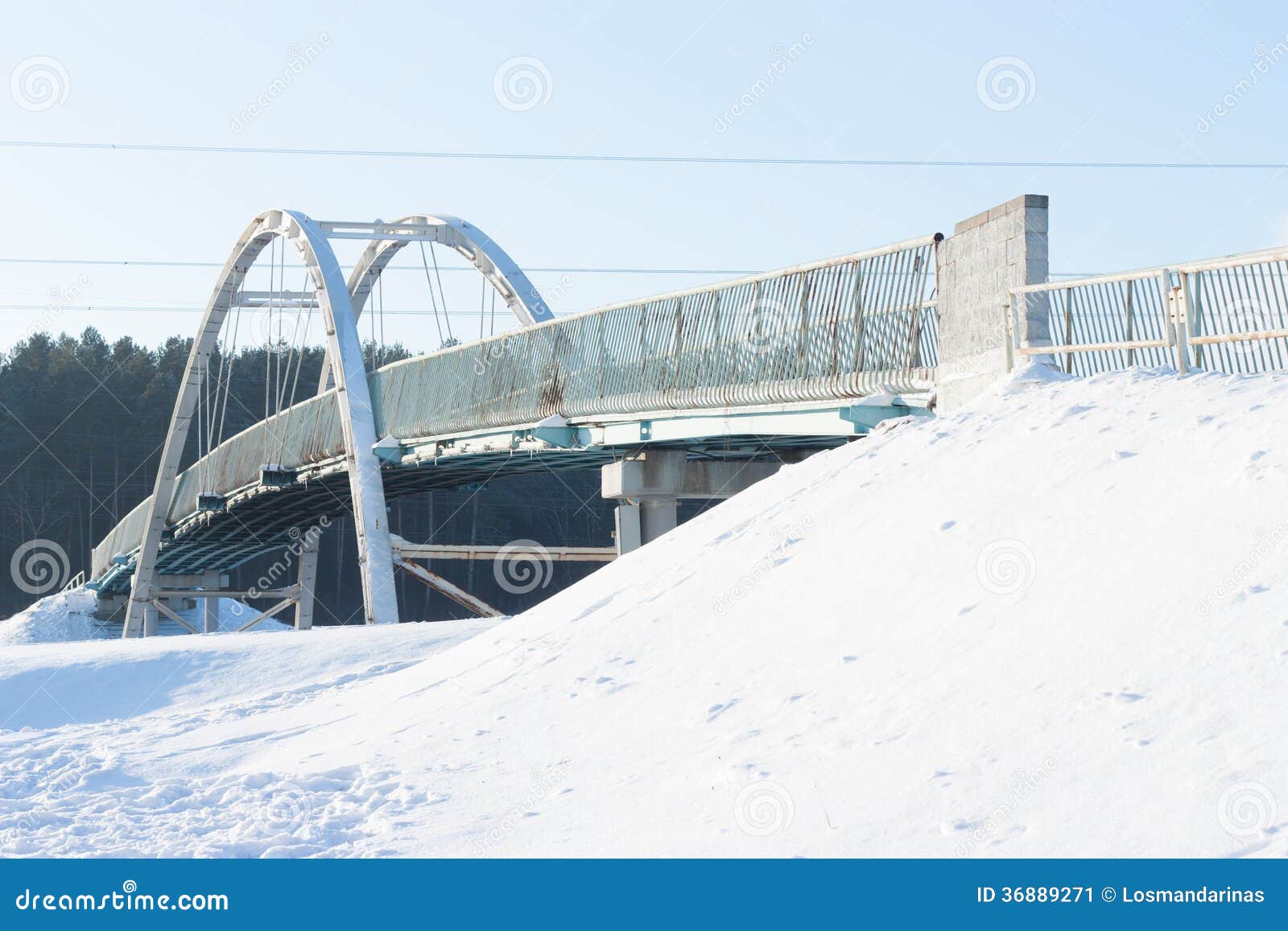 Steel truss arch bridge stock image. Image of shabby - 36889271