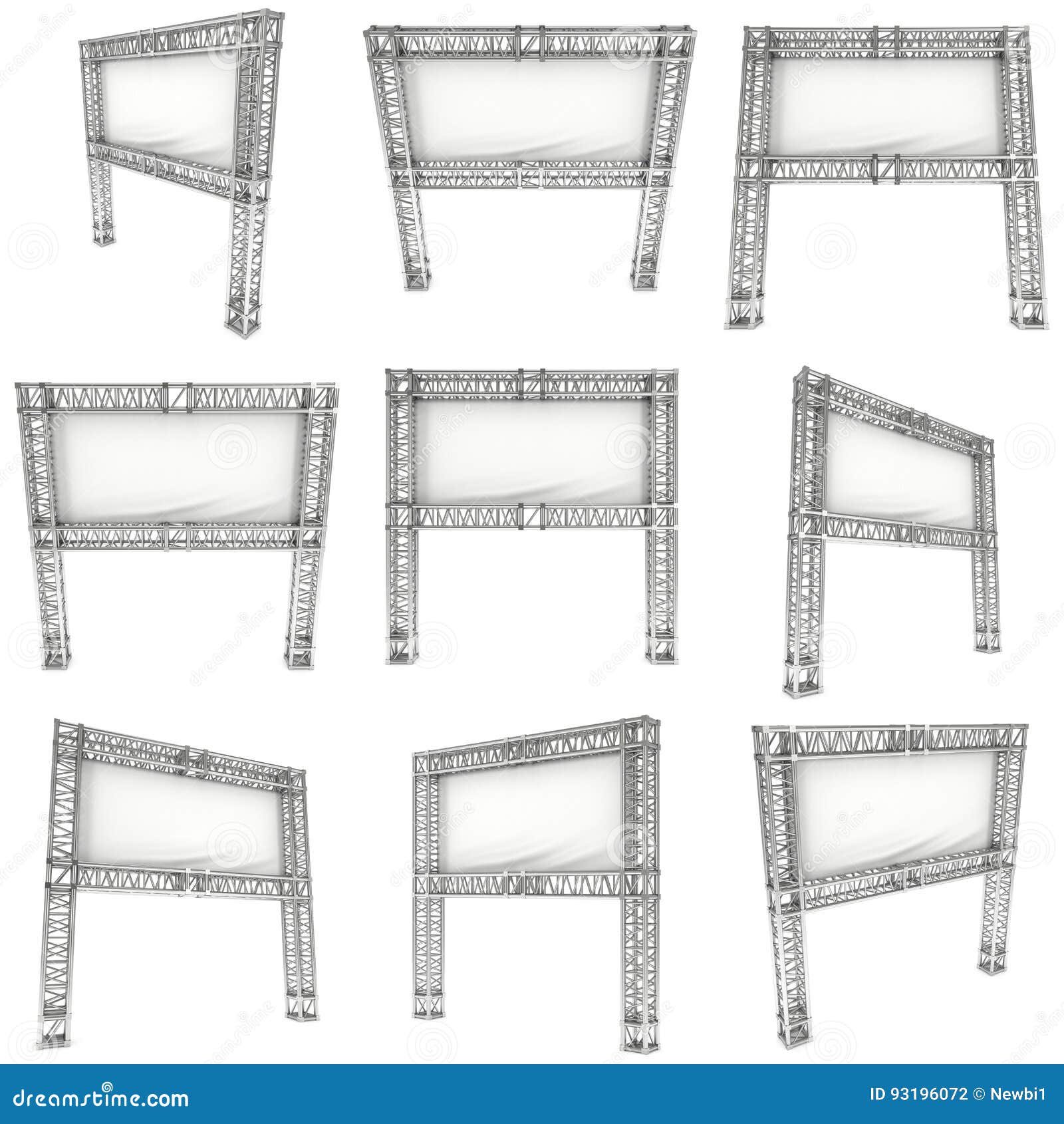 Steel truss girder element stock illustration. Illustration of ...