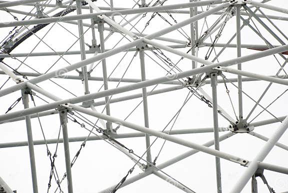 The steel tube structure stock photo. Image of connected - 9884652