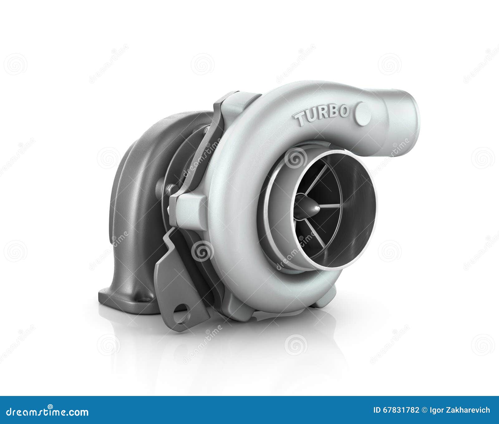 Steel turbocharger stock illustration. Illustration of engine - 67831782