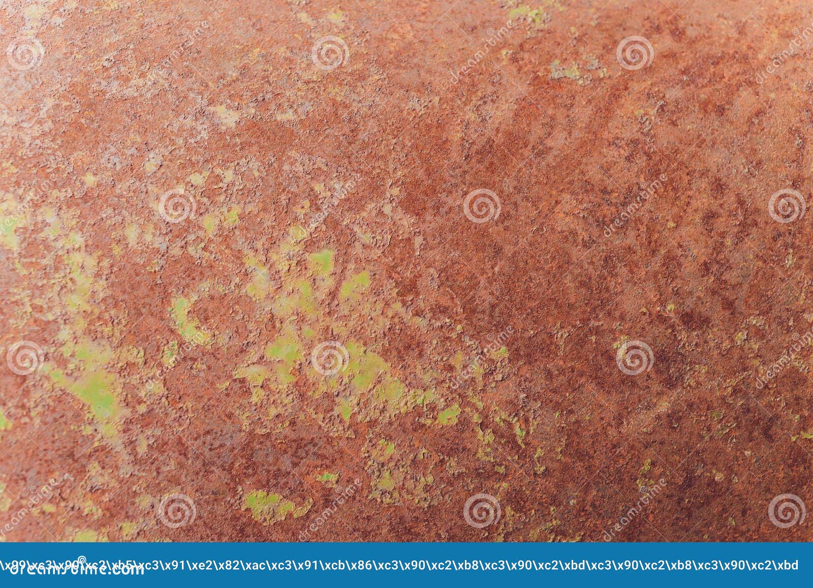 Steel Walkway Mats Sprayed Red Rust.Iron Surface Rust. Stock Image ...