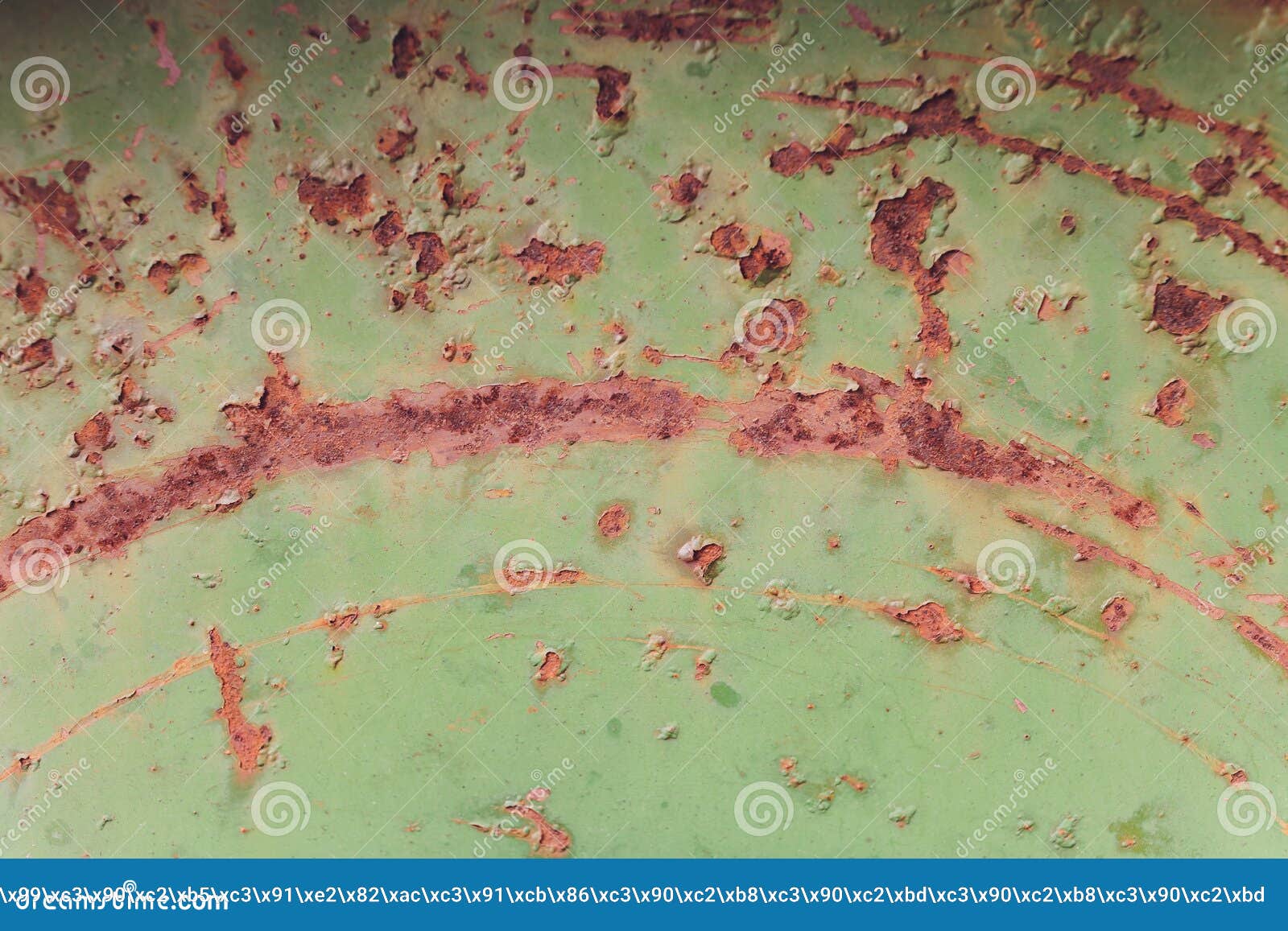 Steel Walkway Mats Sprayed Red Rust.Iron Surface Rust. Stock Image ...