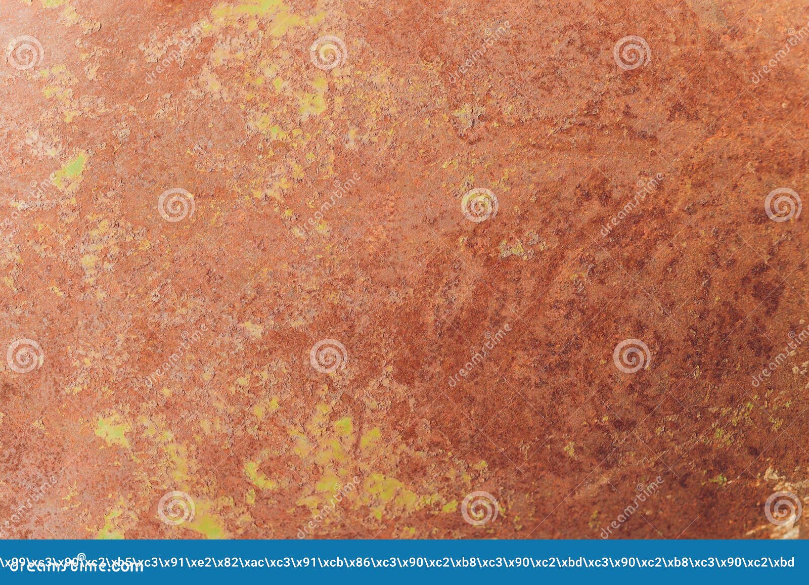 Steel Walkway Mats Sprayed Red Rust.Iron Surface Rust. Stock Photo ...