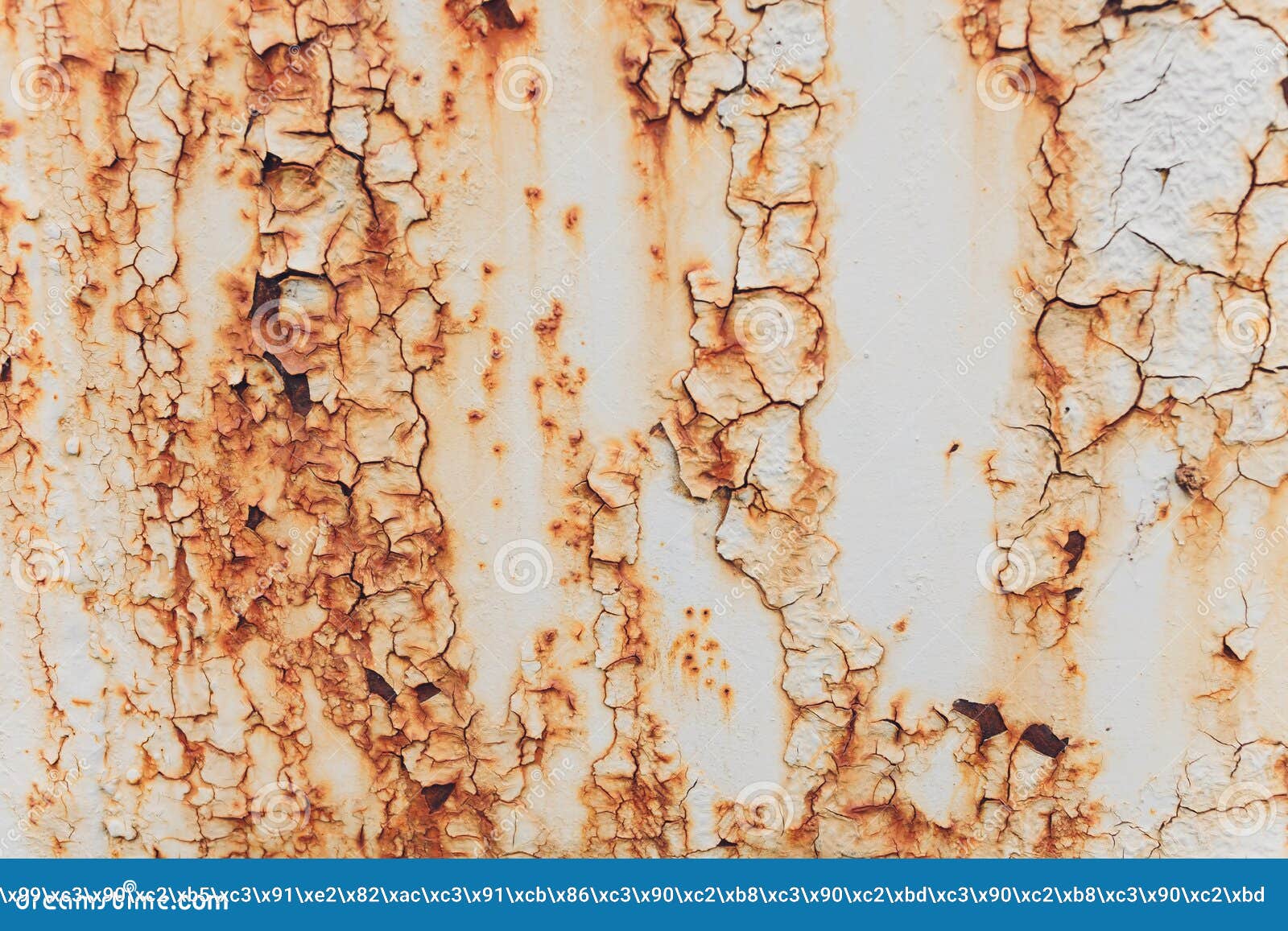 Steel Walkway Mats Sprayed Red Rust.Iron Surface Rust. Stock Image ...