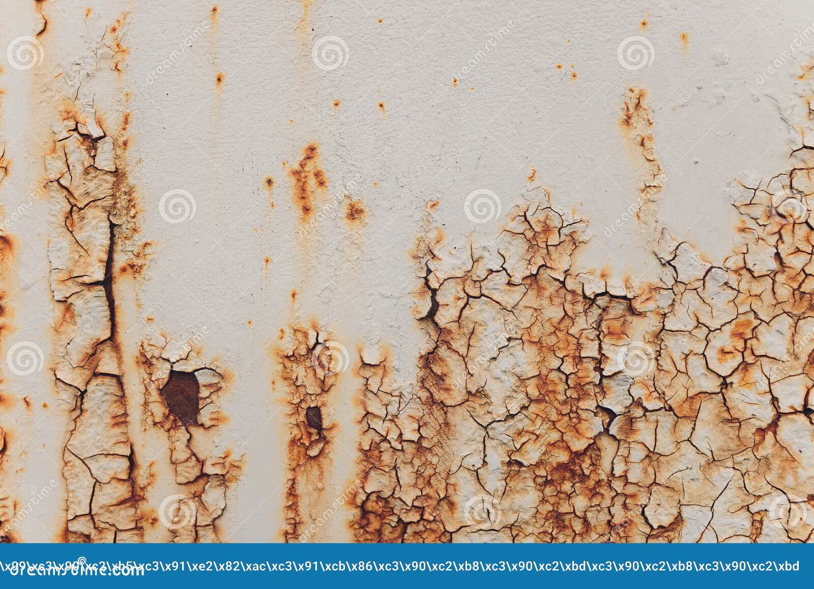 Steel Walkway Mats Sprayed Red Rust.Iron Surface Rust. Stock Photo ...