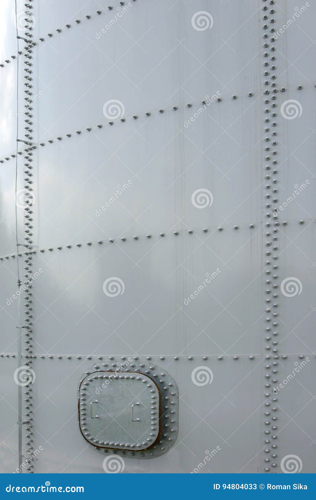 Steel wall stock image. Image of building, steel, metallic - 94804033