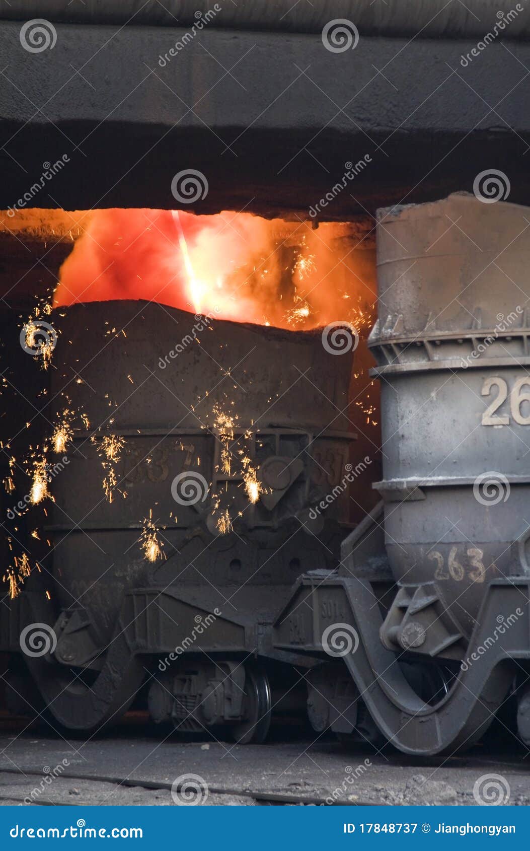 Steel water stock image. Image of industrial, iron, production - 17848737